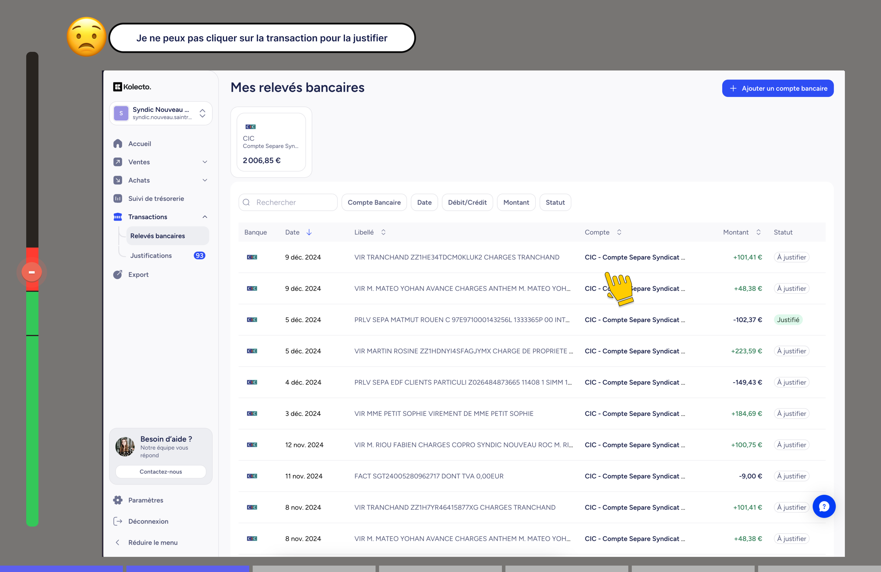 Kolecto - Bank justification and accounting by Fabien Riou on Dribbble