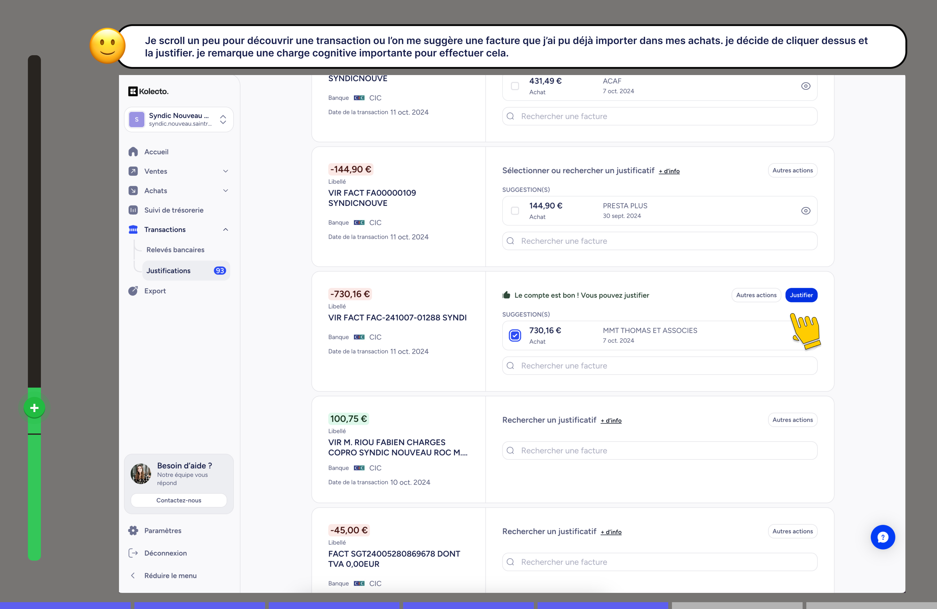 Kolecto - Bank justification and accounting by Fabien Riou on Dribbble