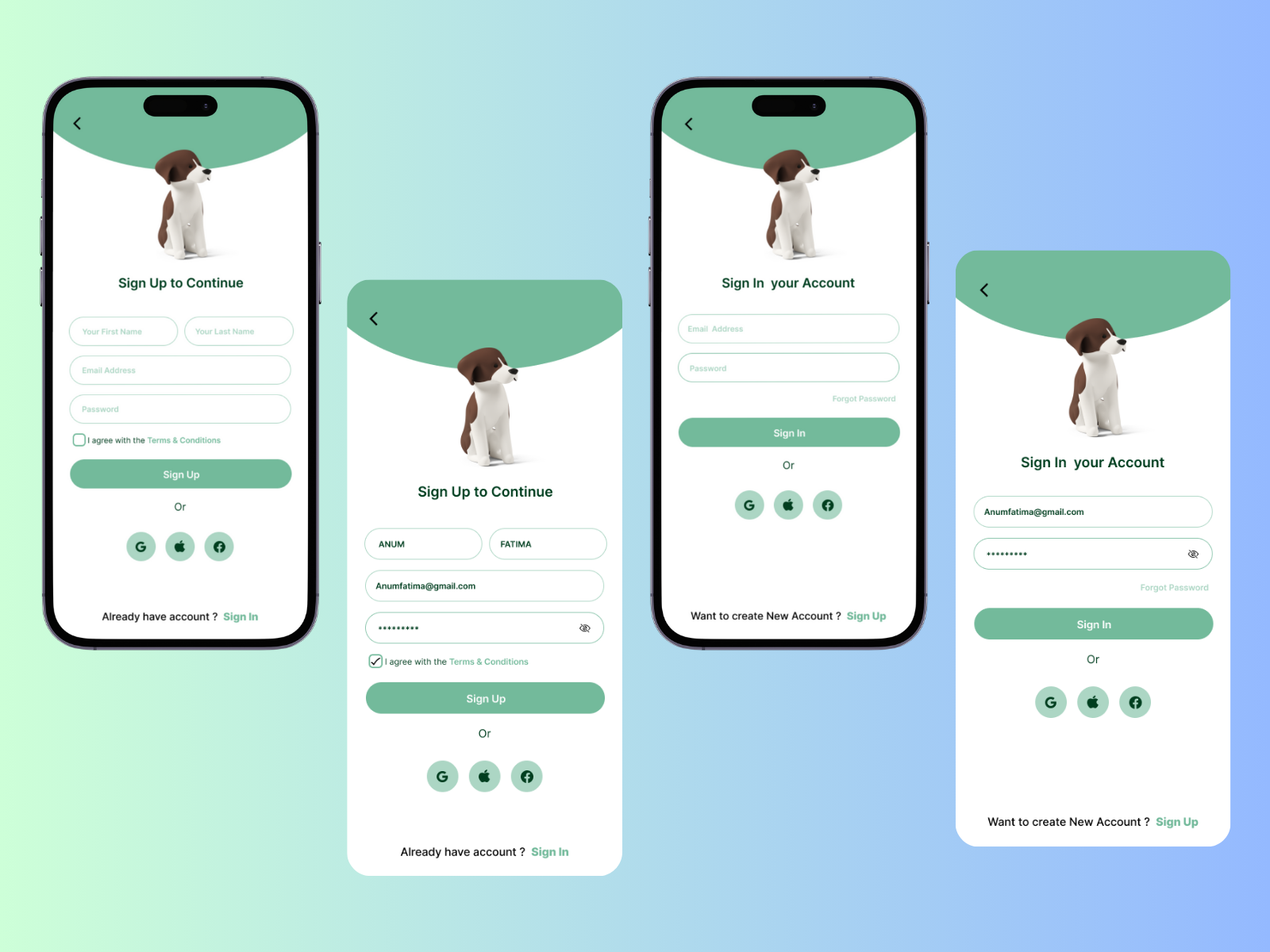 Walkies-Pet Walker Mobile Application by Anum Fatima on Dribbble