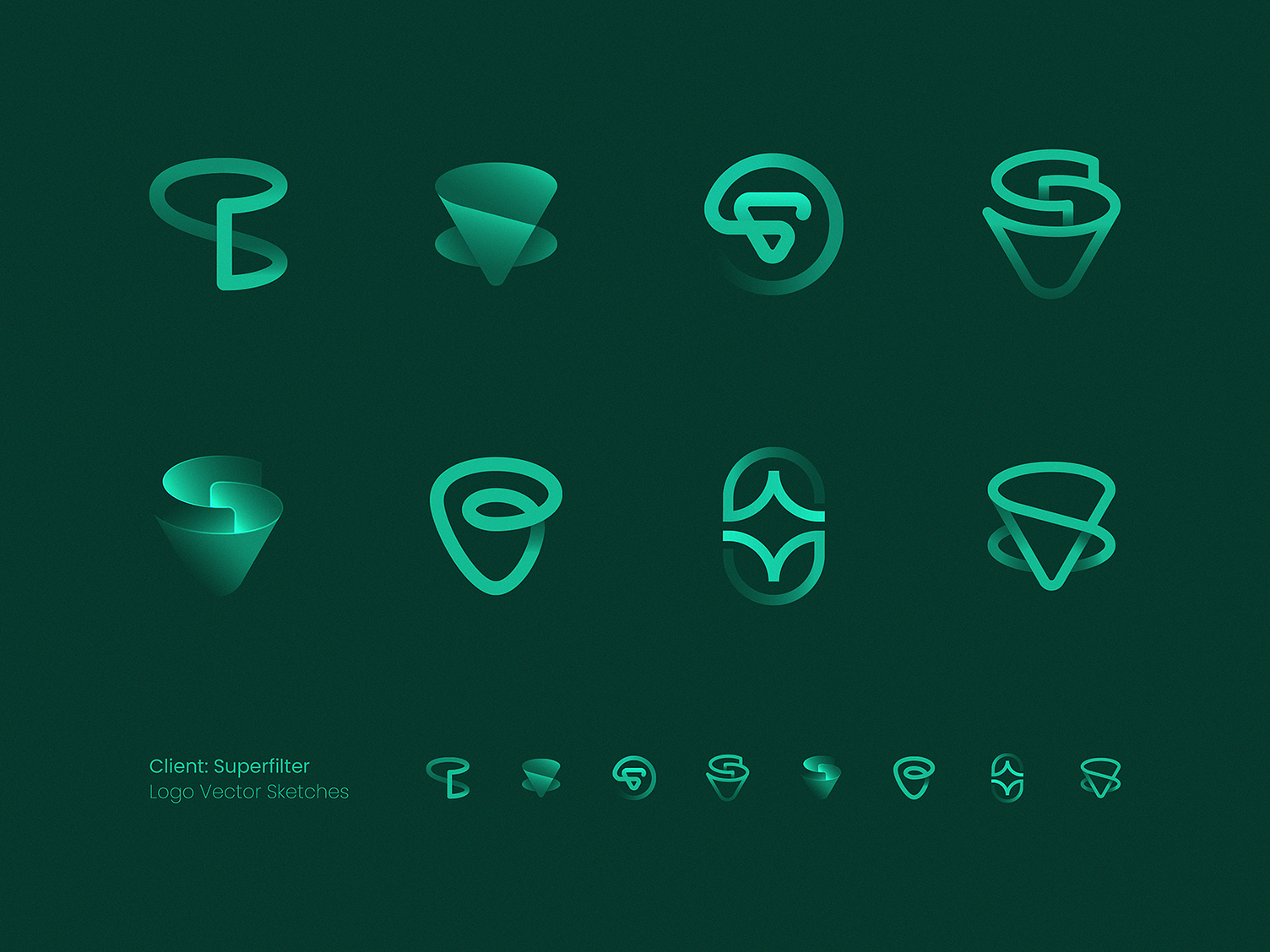 Superfilter Logo Draft Vector Sketches by Dmitry Lepisov for Lepisov ...