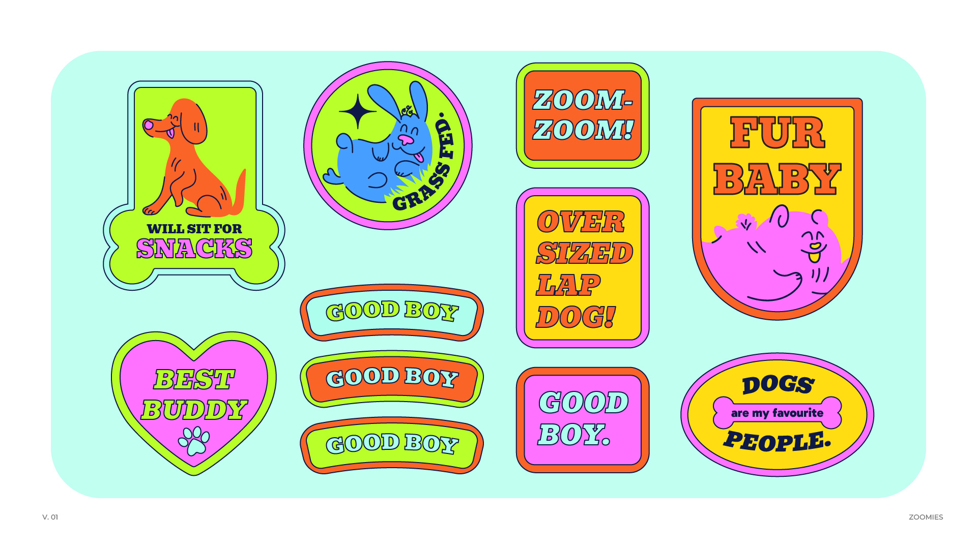 Zoomies Dog Park Brand Identity by Khater on Dribbble