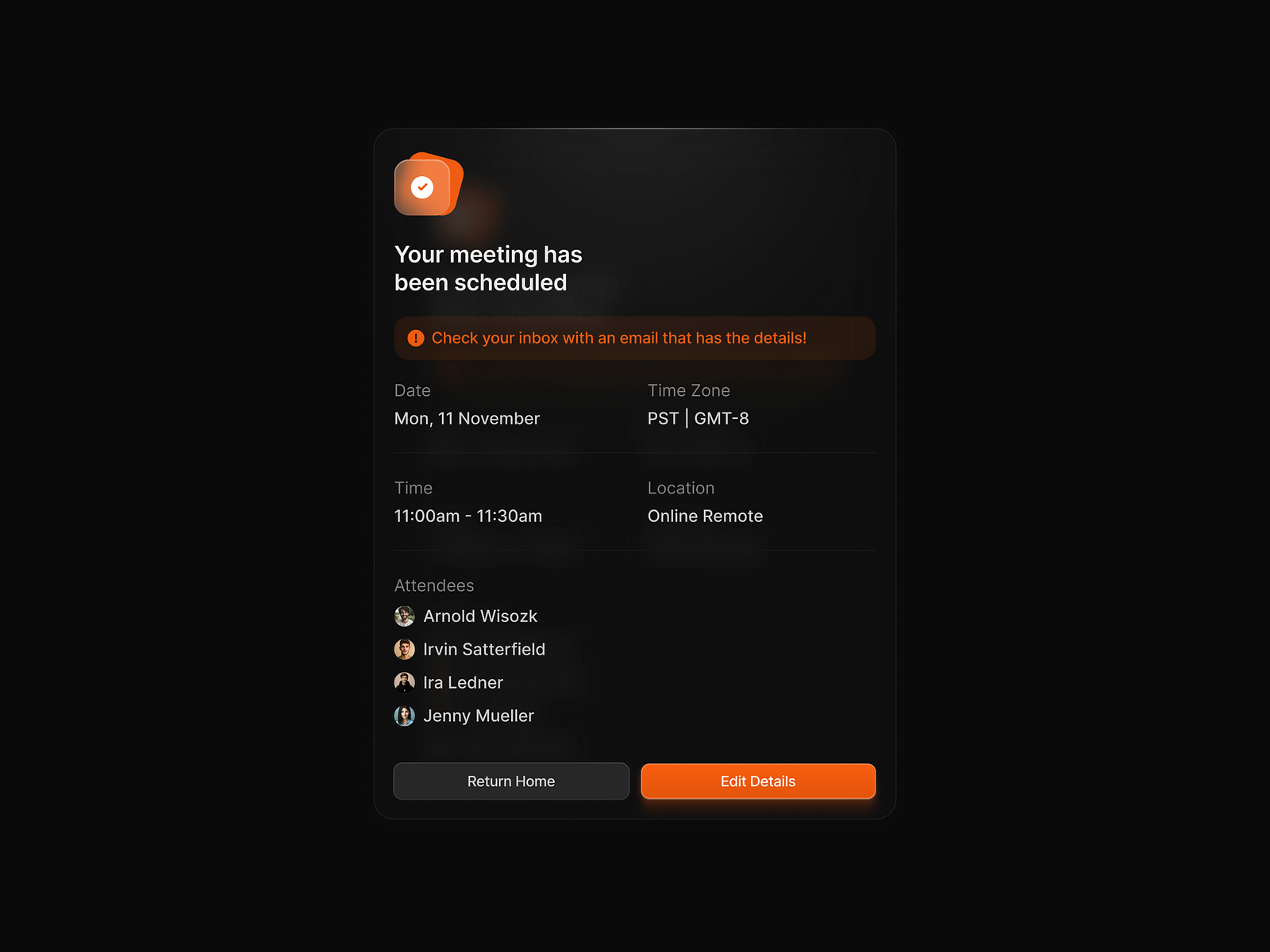 Dark Confirm Modal By Monty Hayton On Dribbble