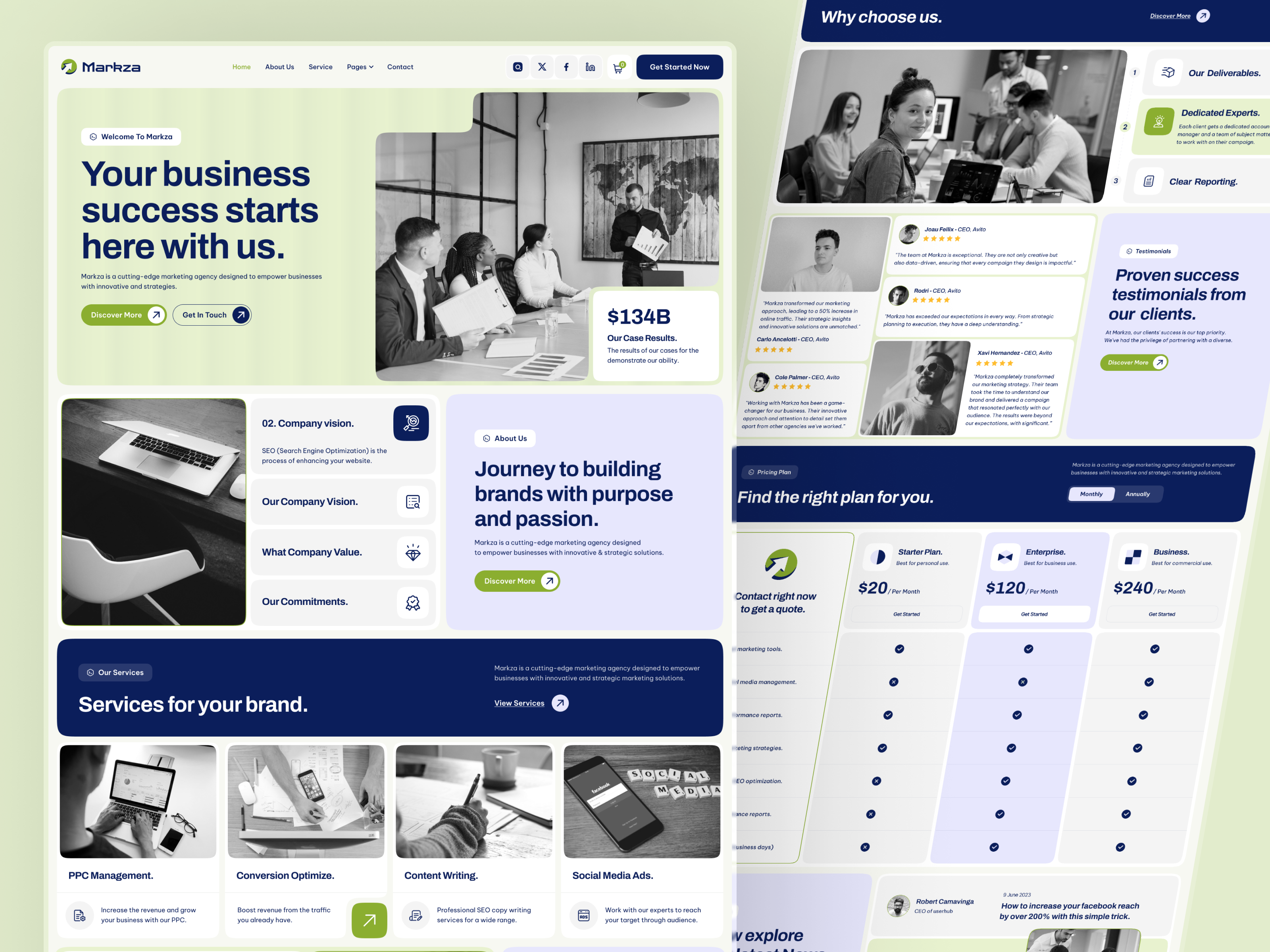 Subscription Website Design