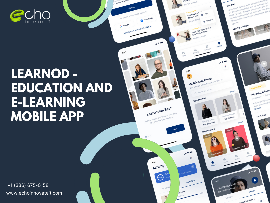 Learnod - Education and E-Learning Mobile App by Echoinnovate IT - Mobile App Development & AI ...