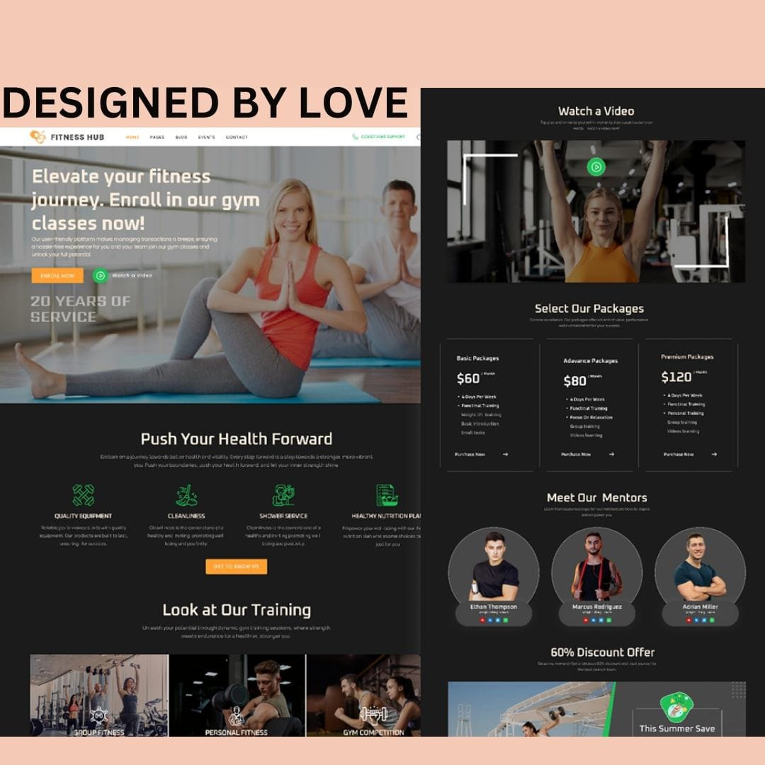 A systeme.io project by Adaira Love on Dribbble