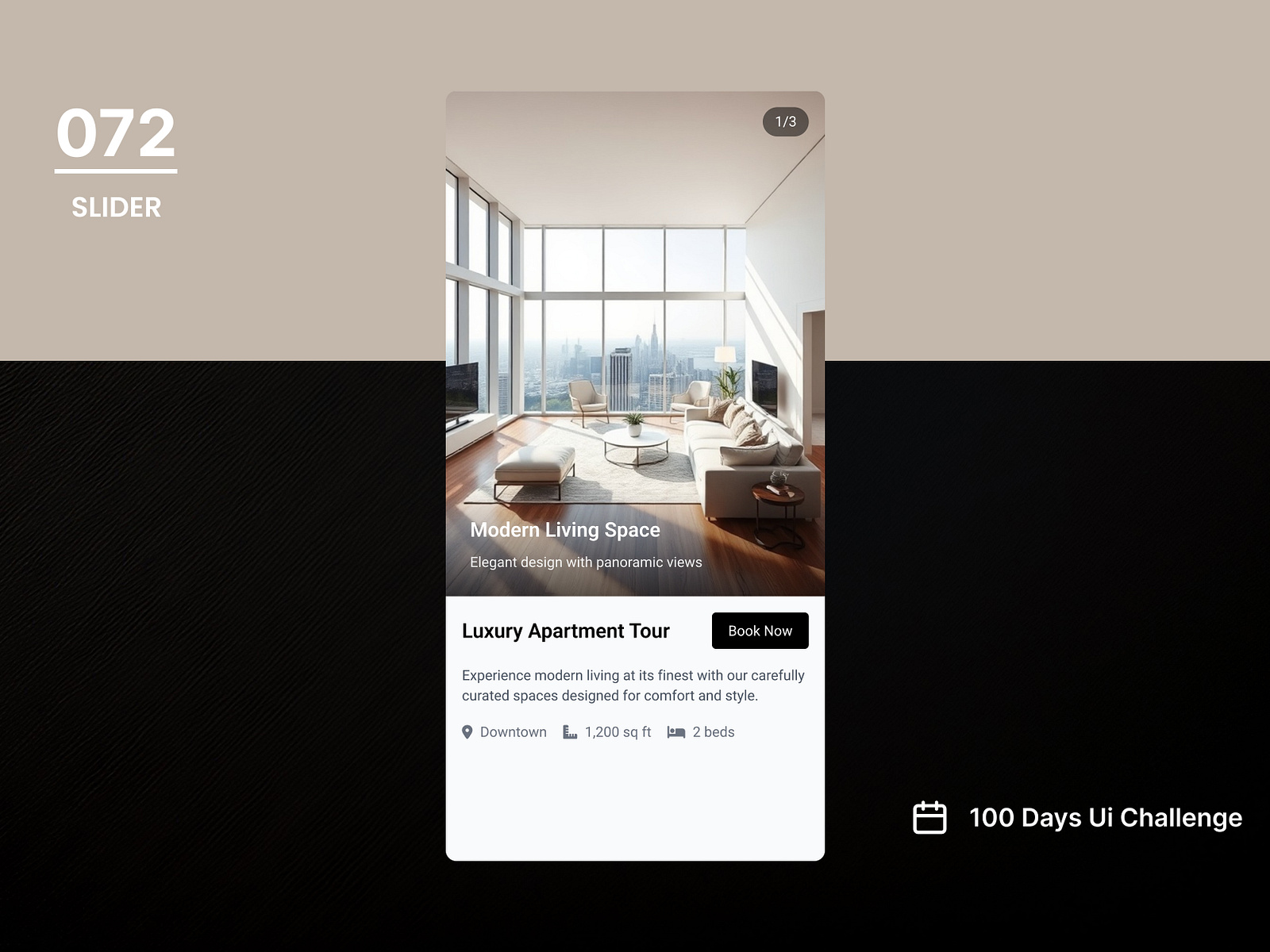 DAY-072 SLIDER by Ritik Ray on Dribbble