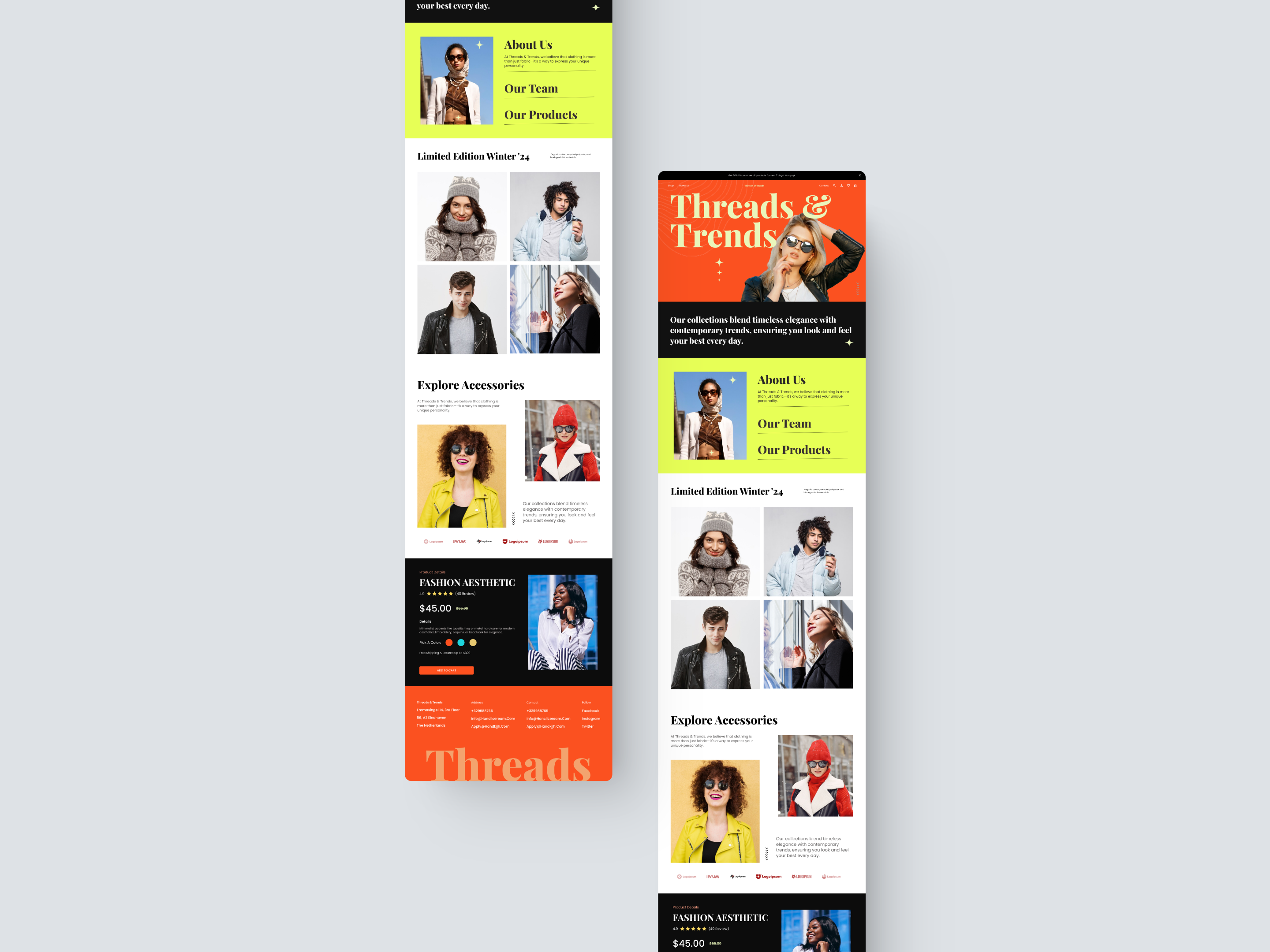 Advertisement UI Design - Daily UI Day 100/100 by Israt Jahan on Dribbble