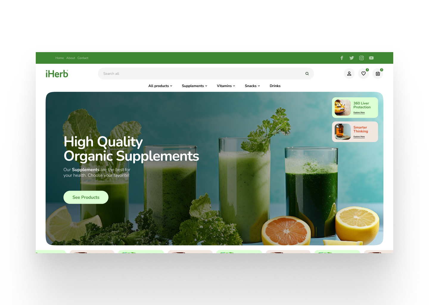 iHerb Rebrand by Daniel G Bright on Dribbble