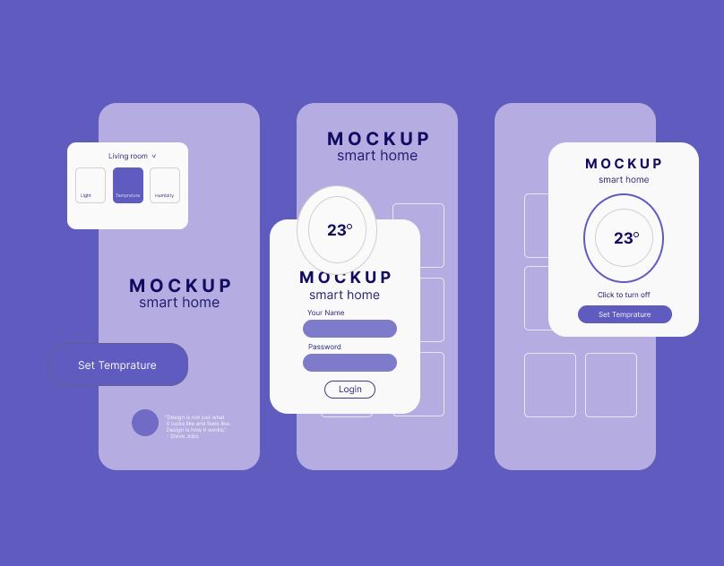 App Mockup Design by Muhammad Talha on Dribbble