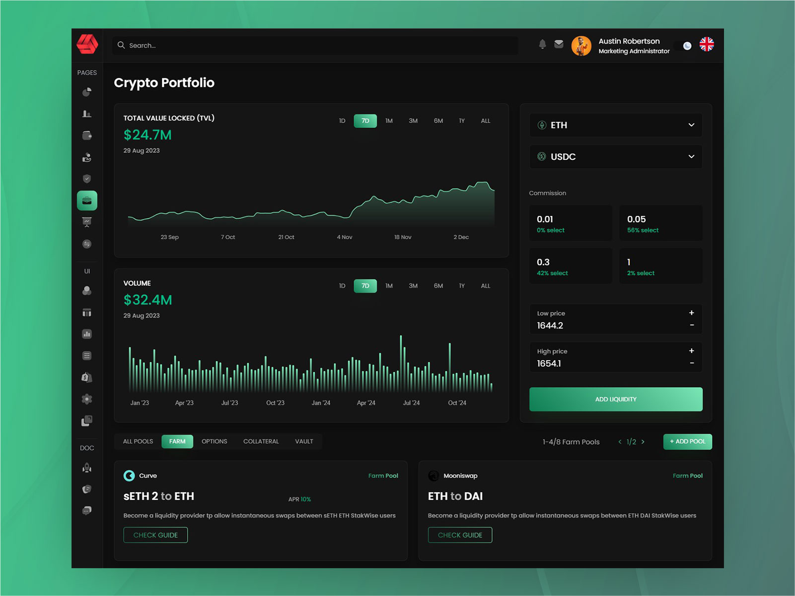 Crypto Portfolio Dashboard by Extej UI UX Design Agency on Dribbble