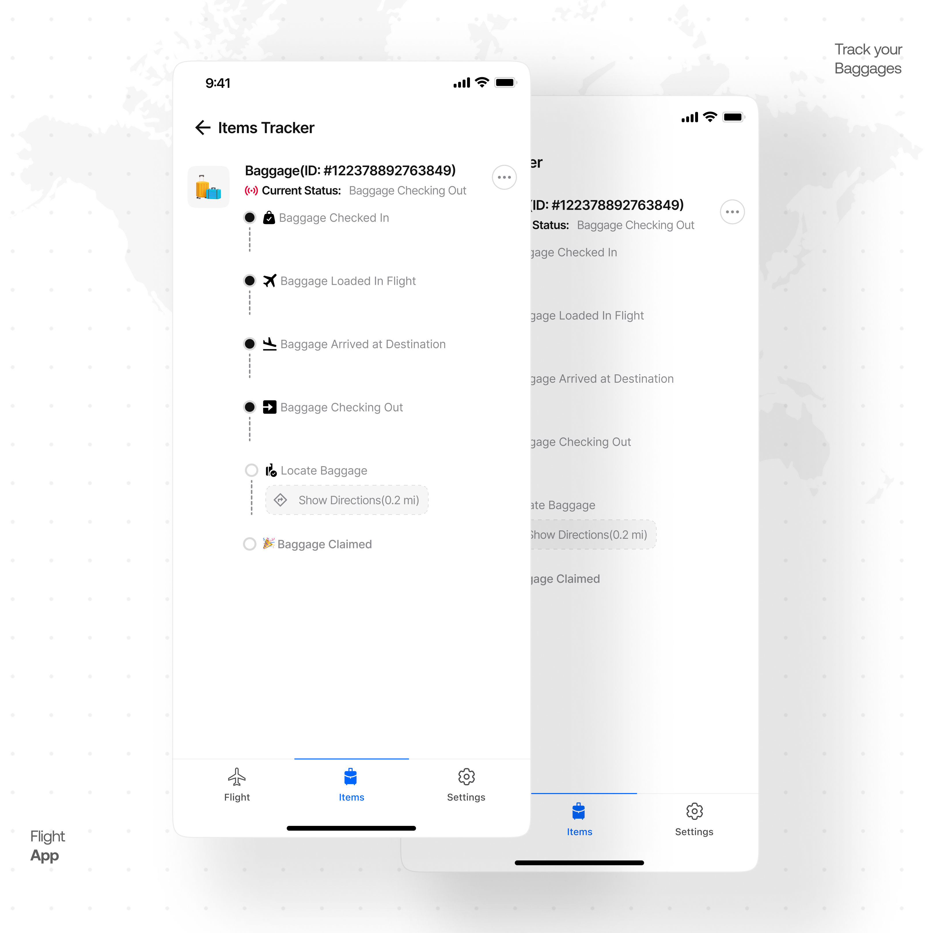 Baggage Tracker App by Stephen Sowunmi on Dribbble