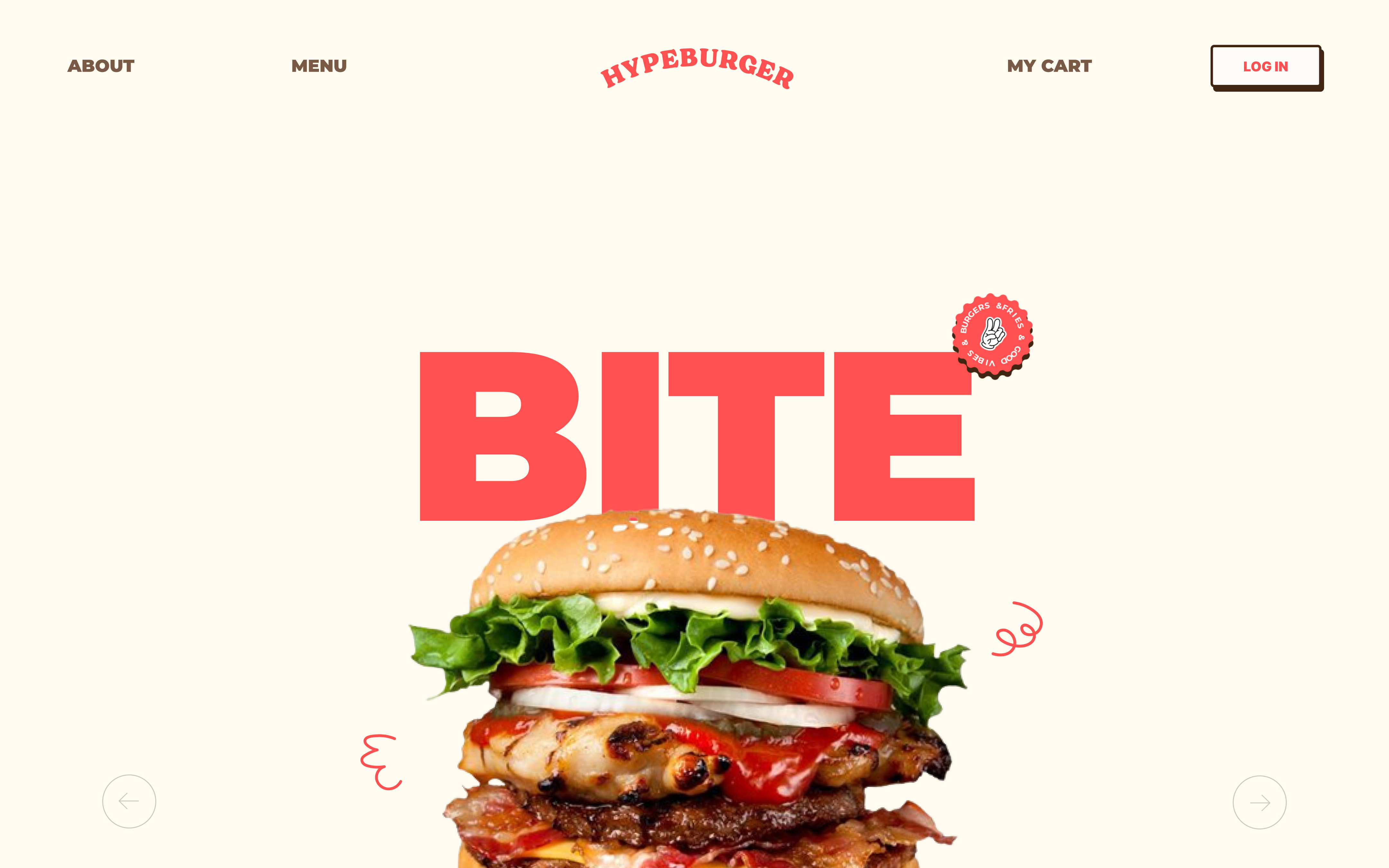 Relume Design League - Hype Burger by Aryan Shrestha on Dribbble
