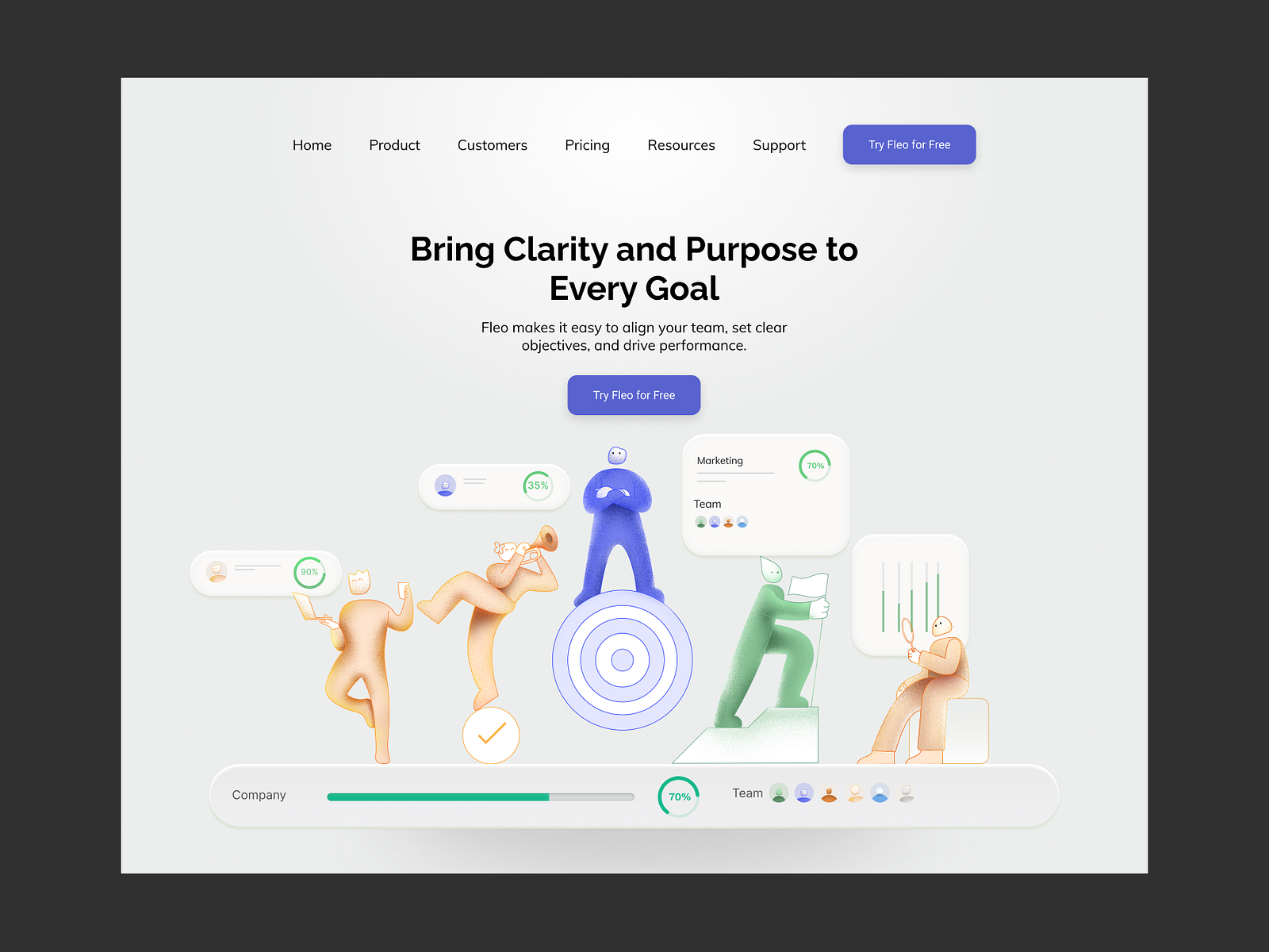 Crafting Visual Narratives and website design for OKR platform by ...