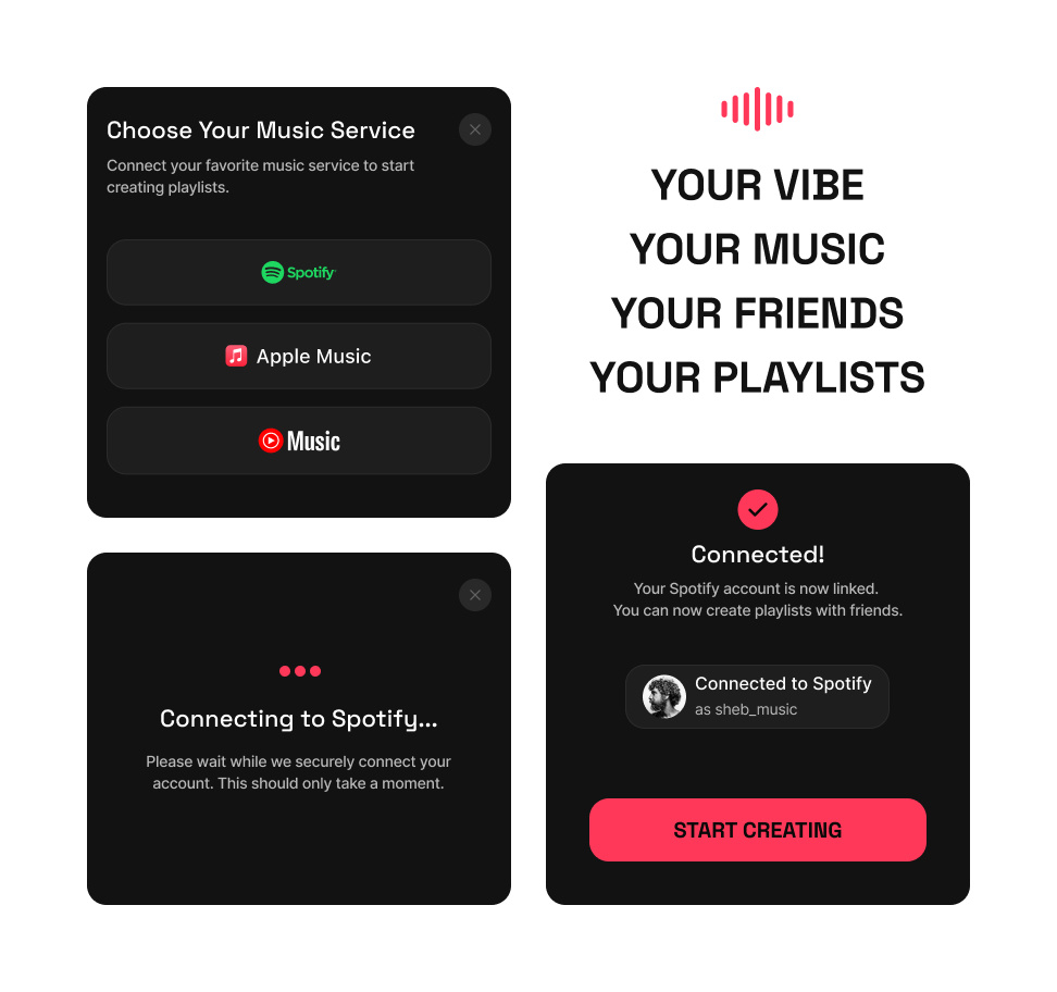 Harmony - Collaborative Playlist Maker by Shebuel Inyang on Dribbble