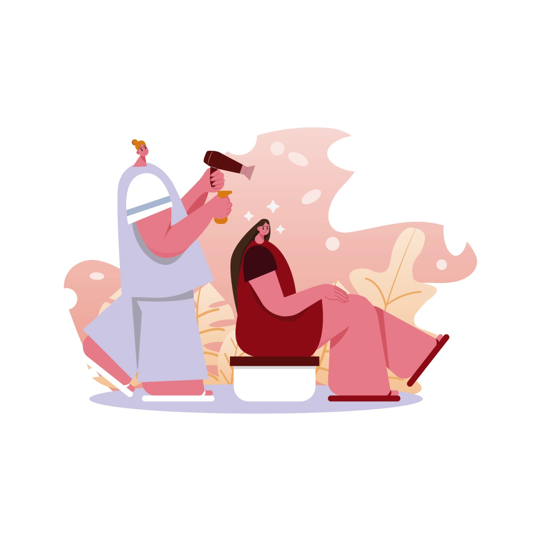 Hair Salon 2D Animation by DigitalCrocs on Dribbble