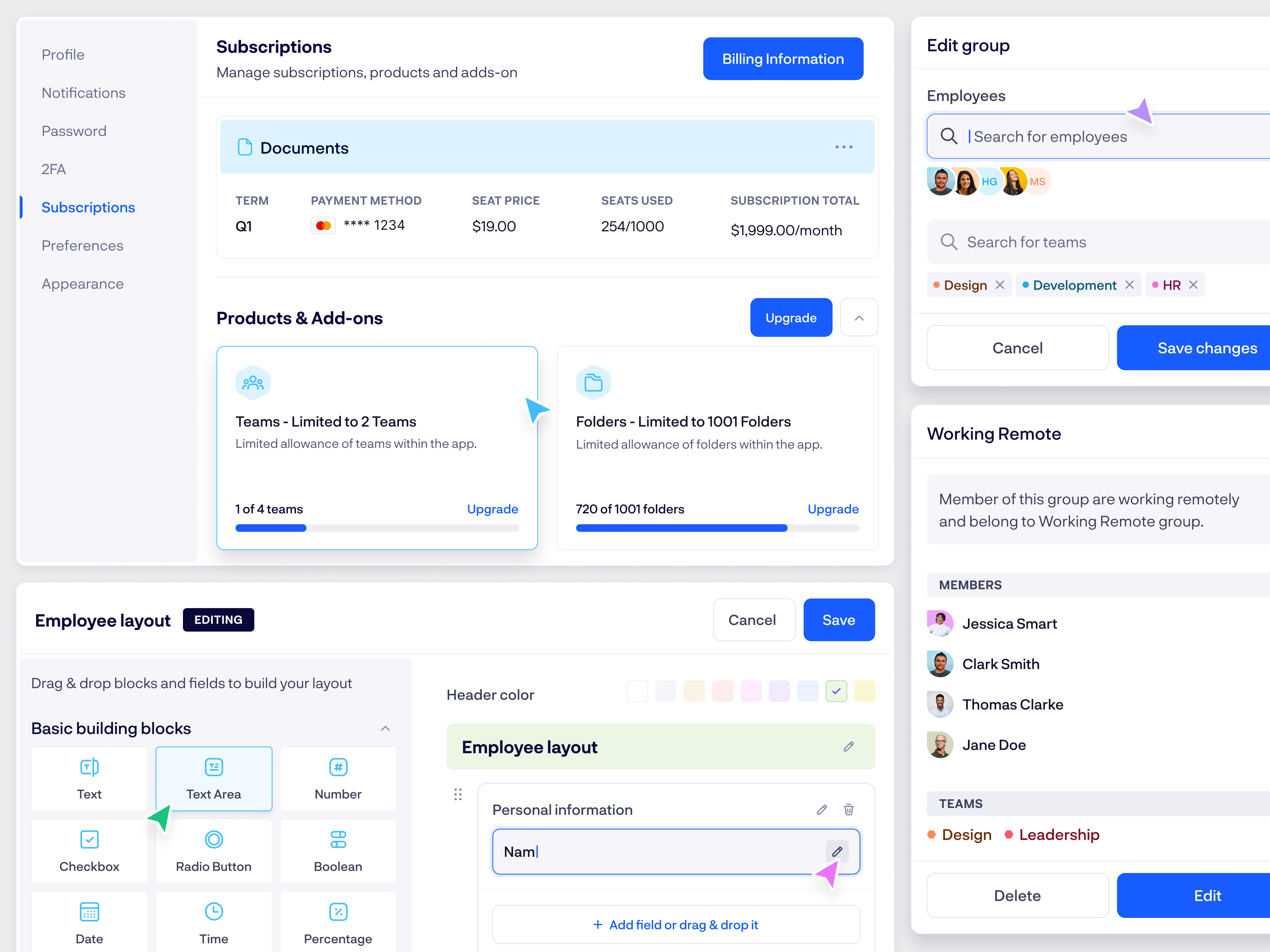 Browse thousands of User Management UI Design images for design ...