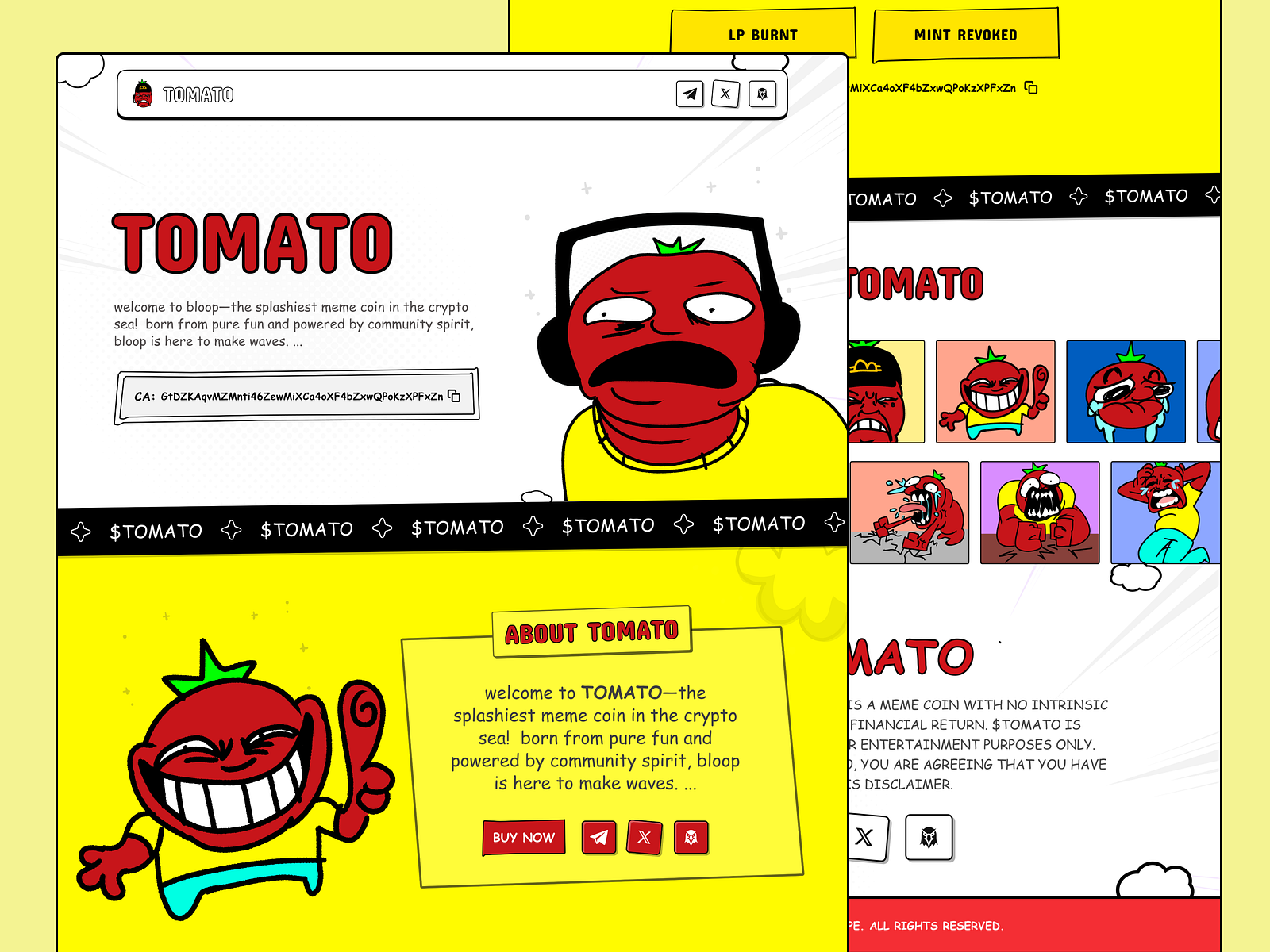 Meme Coin Landing Page by UIX SAIDUR SAJIB on Dribbble