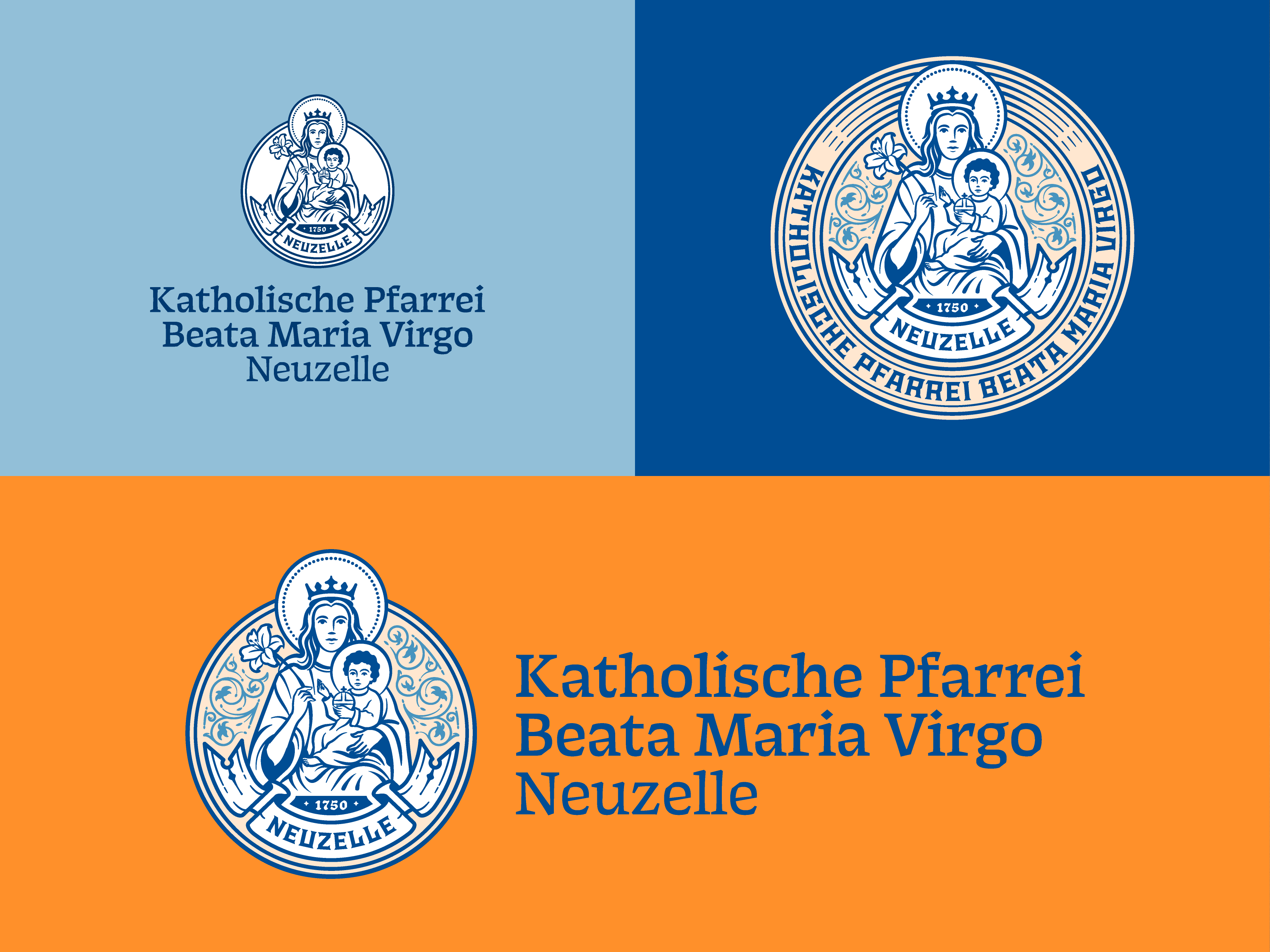 Katholische Pfarrei Beata Maria Virgo by Peter Voth on Dribbble