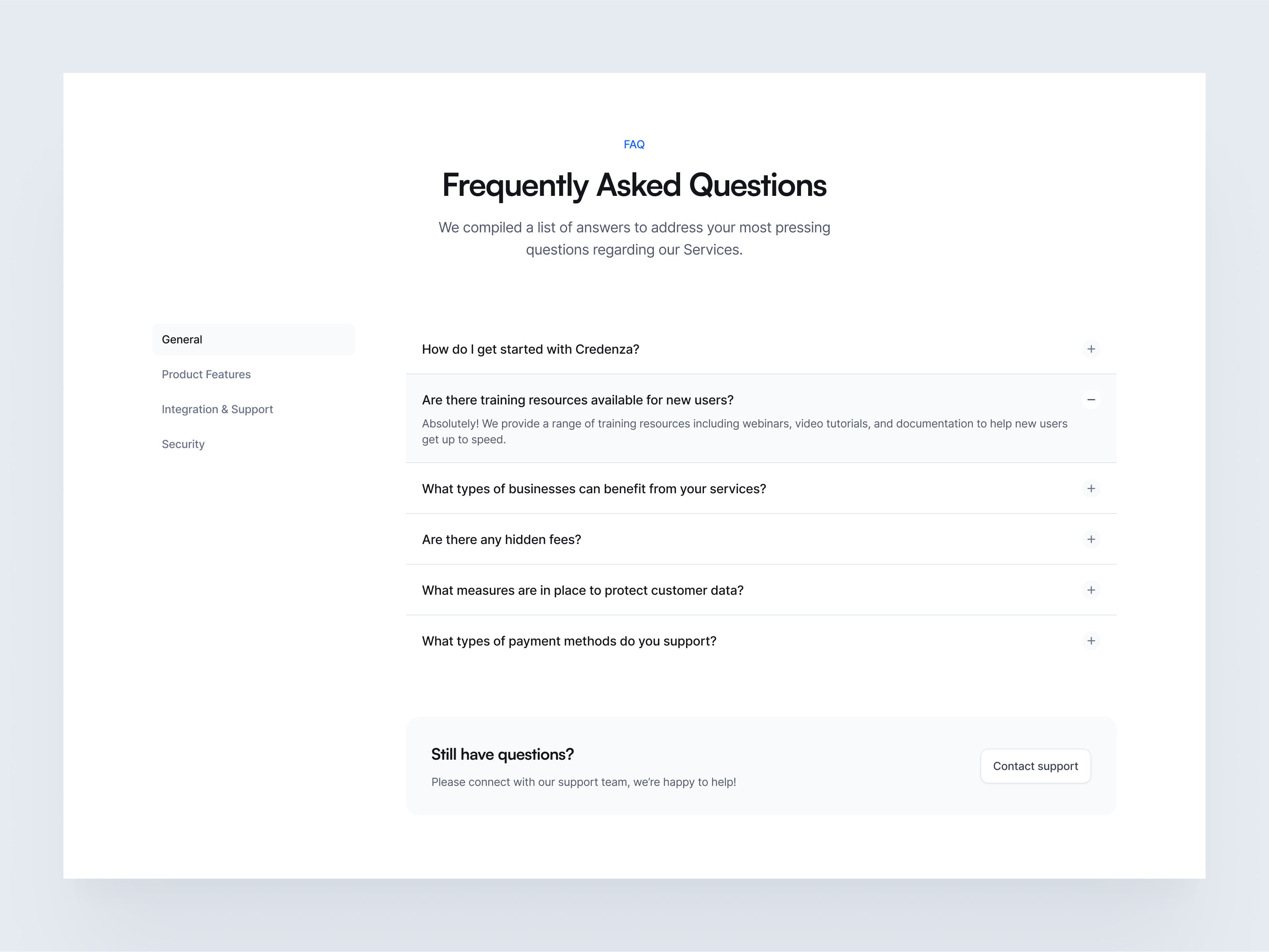 Browse thousands of Faq Section images for design inspiration | Dribbble