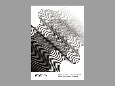 Rhythm Line Poster by Bella Myer on Dribbble