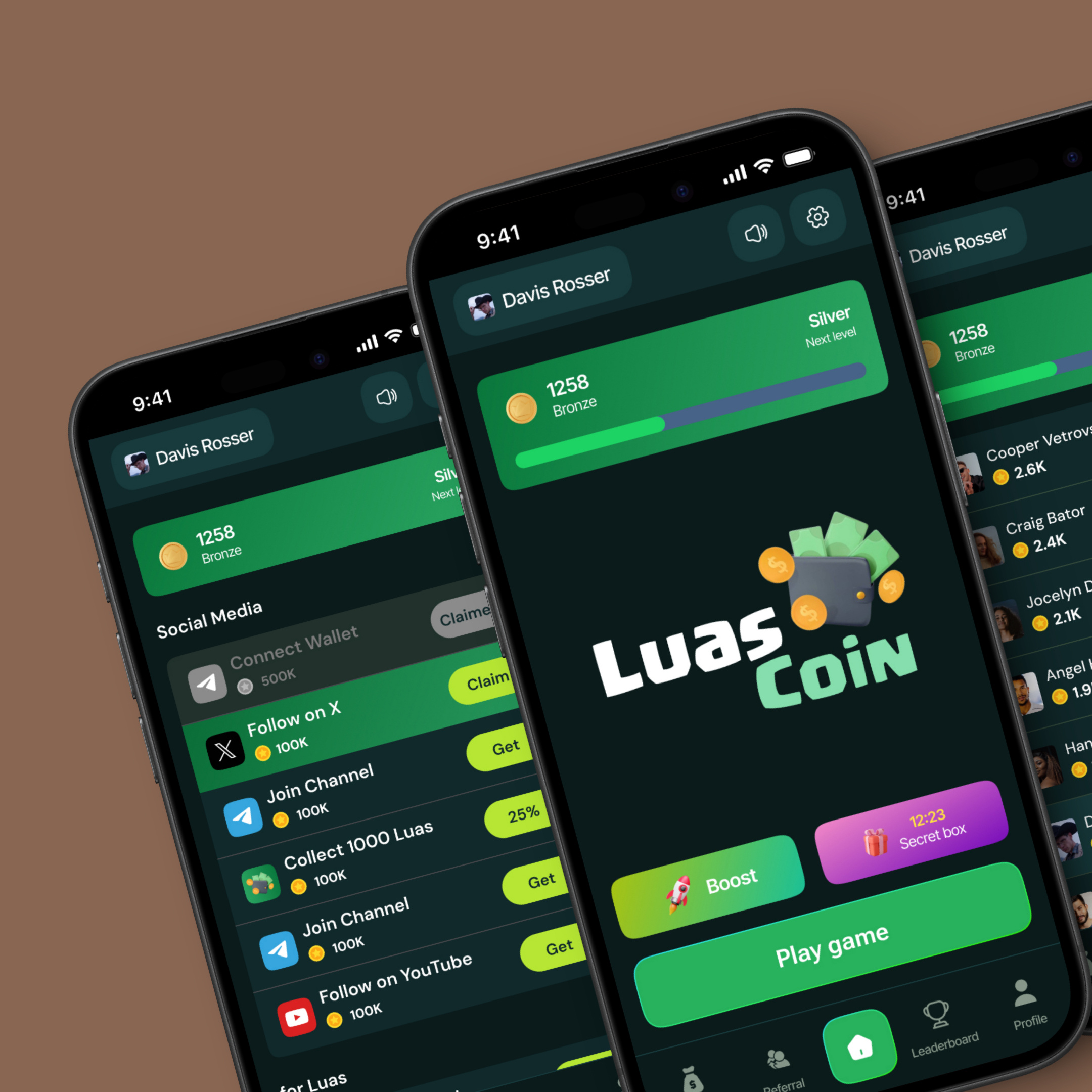 Luas Coin - WebApp [UX/UI Design] by Emil Dost on Dribbble