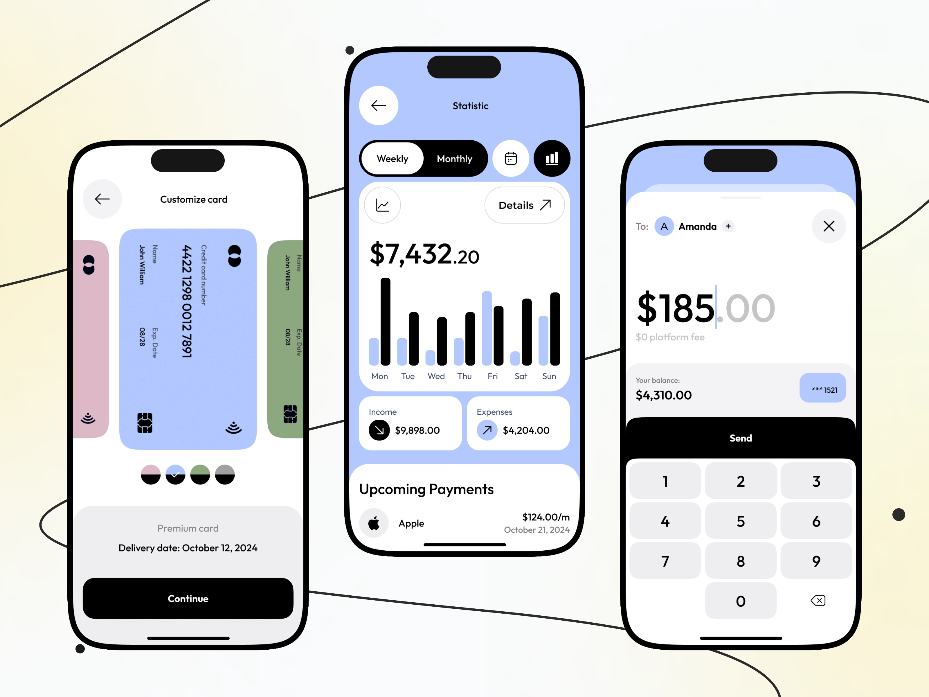 Finance Management App Concept by Anastasia Golovko for Tino on Dribbble