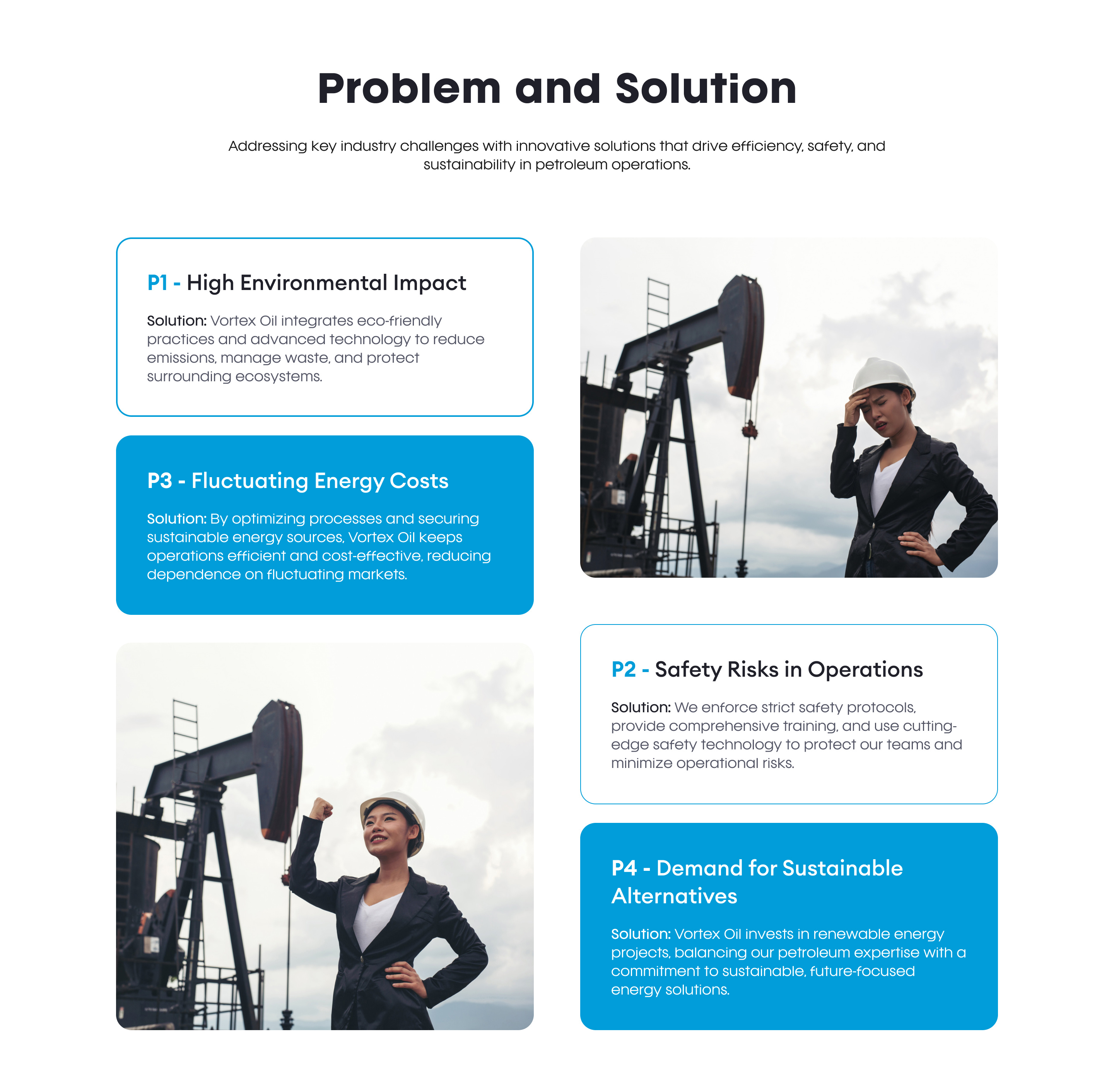 Petroleum Company Website UI Design by Najmul Hasan Rifat | Senior UI ...