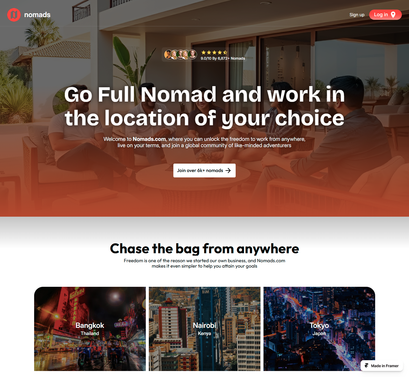 Nomads.com fun revamp by Reagan Njagi on Dribbble