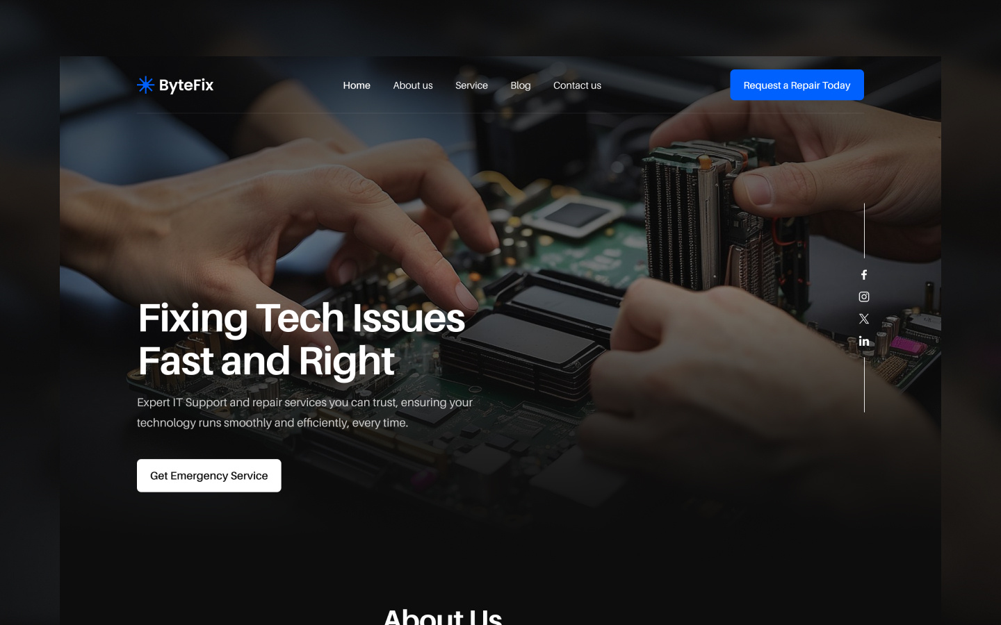 ByteFix – The Perfect Solution for Tech Service Professionals! by Ui Mile on Dribbble