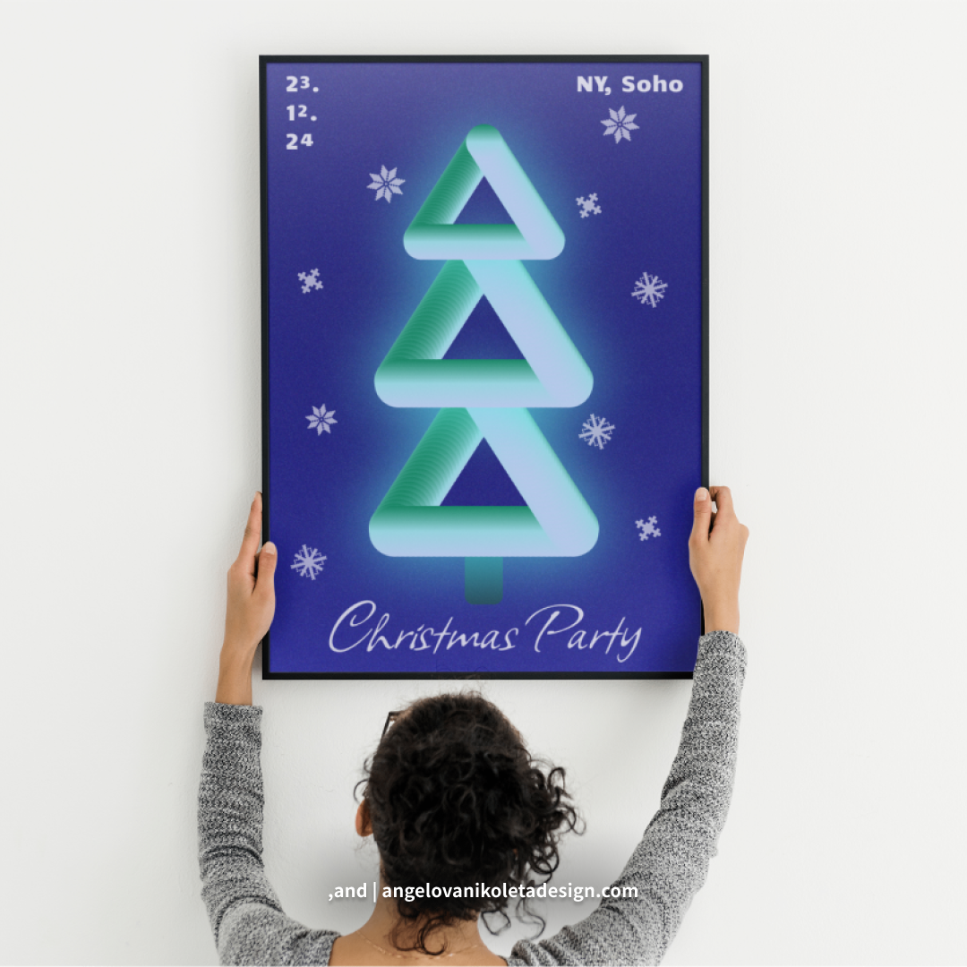 Christmas Poster - made in Figma by Nikoleta Angelova on Dribbble
