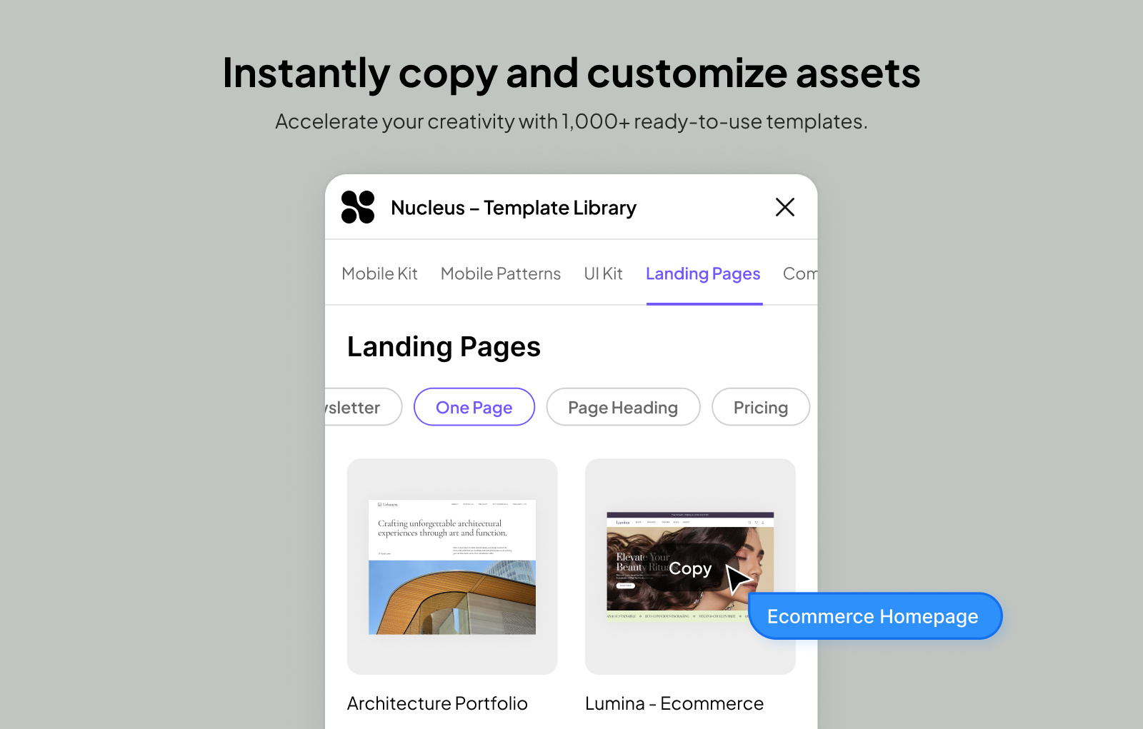 Cosmetics E-commerce UI Kit by Taufiq Anshori for Nucleus UI on Dribbble