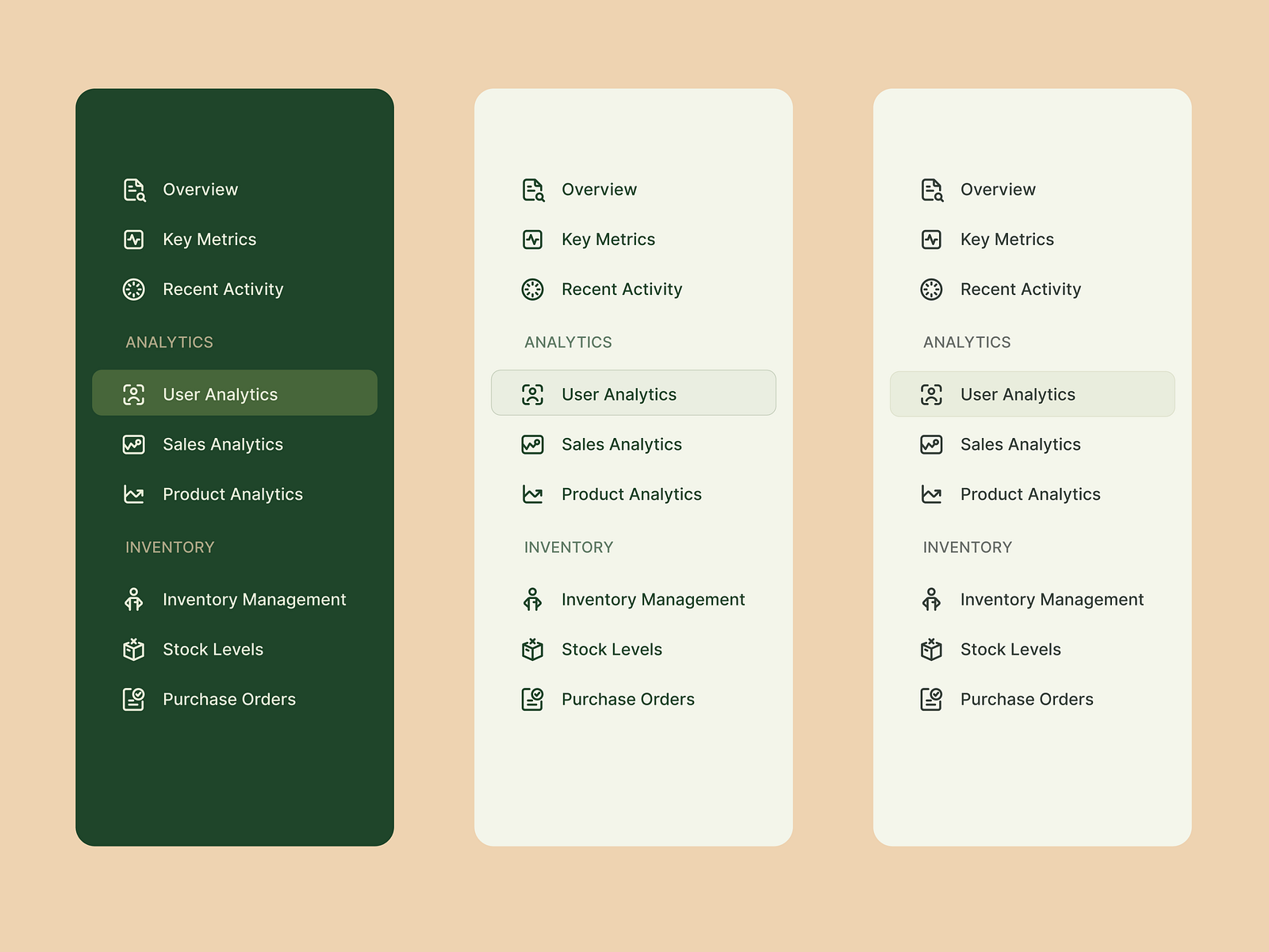 Side Menu for Dashboard by Arun on Dribbble