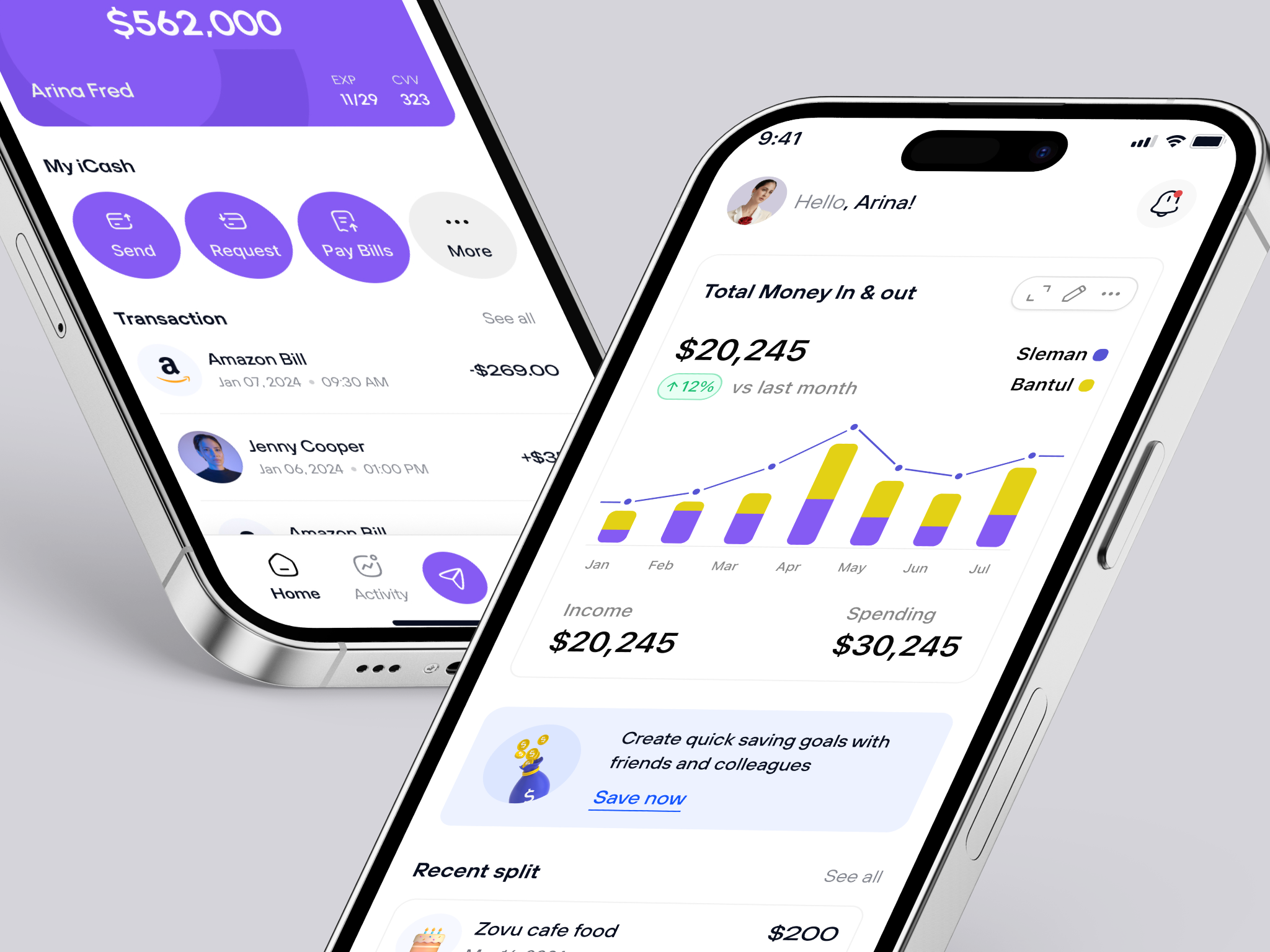 Mobile Banking App UI Design by Shahaduzzaman Sarker 💢 on Dribbble