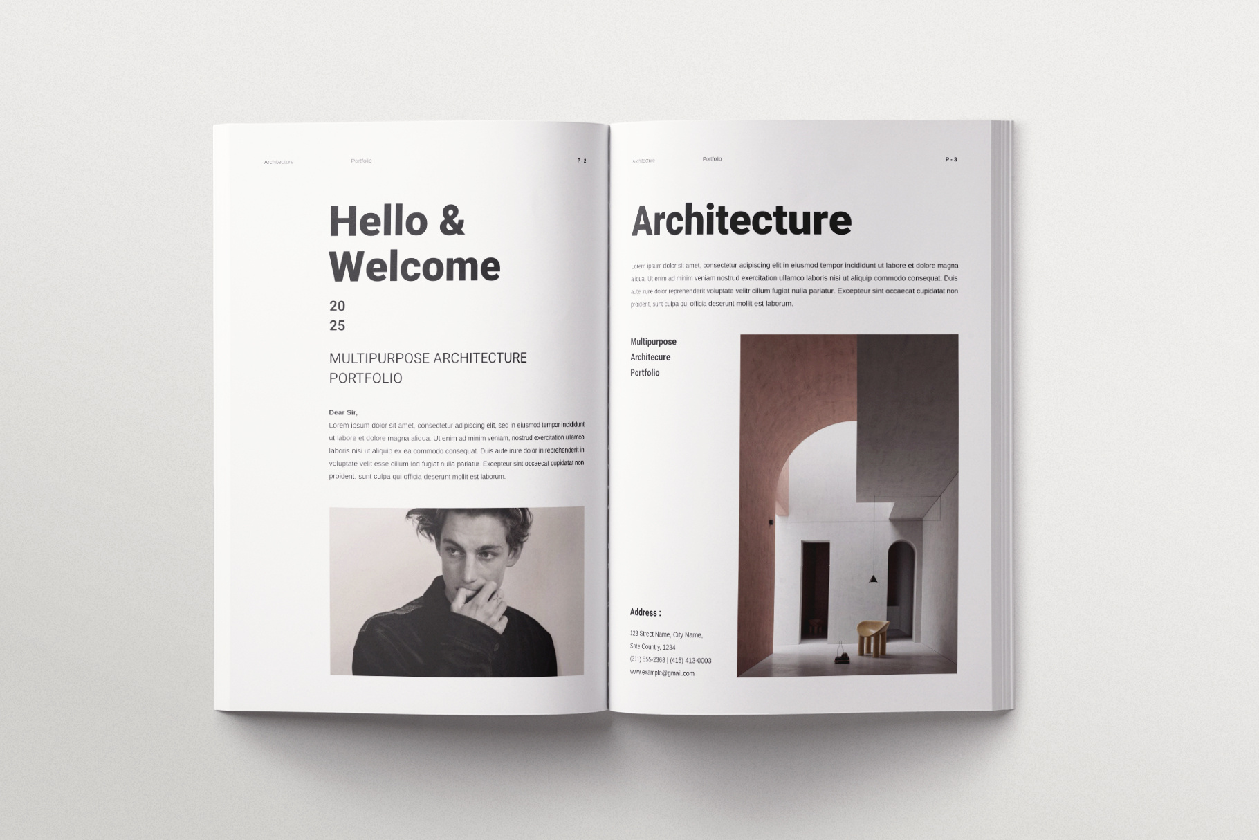 Architecture Portfolio Template by ArtisanaAura on Dribbble