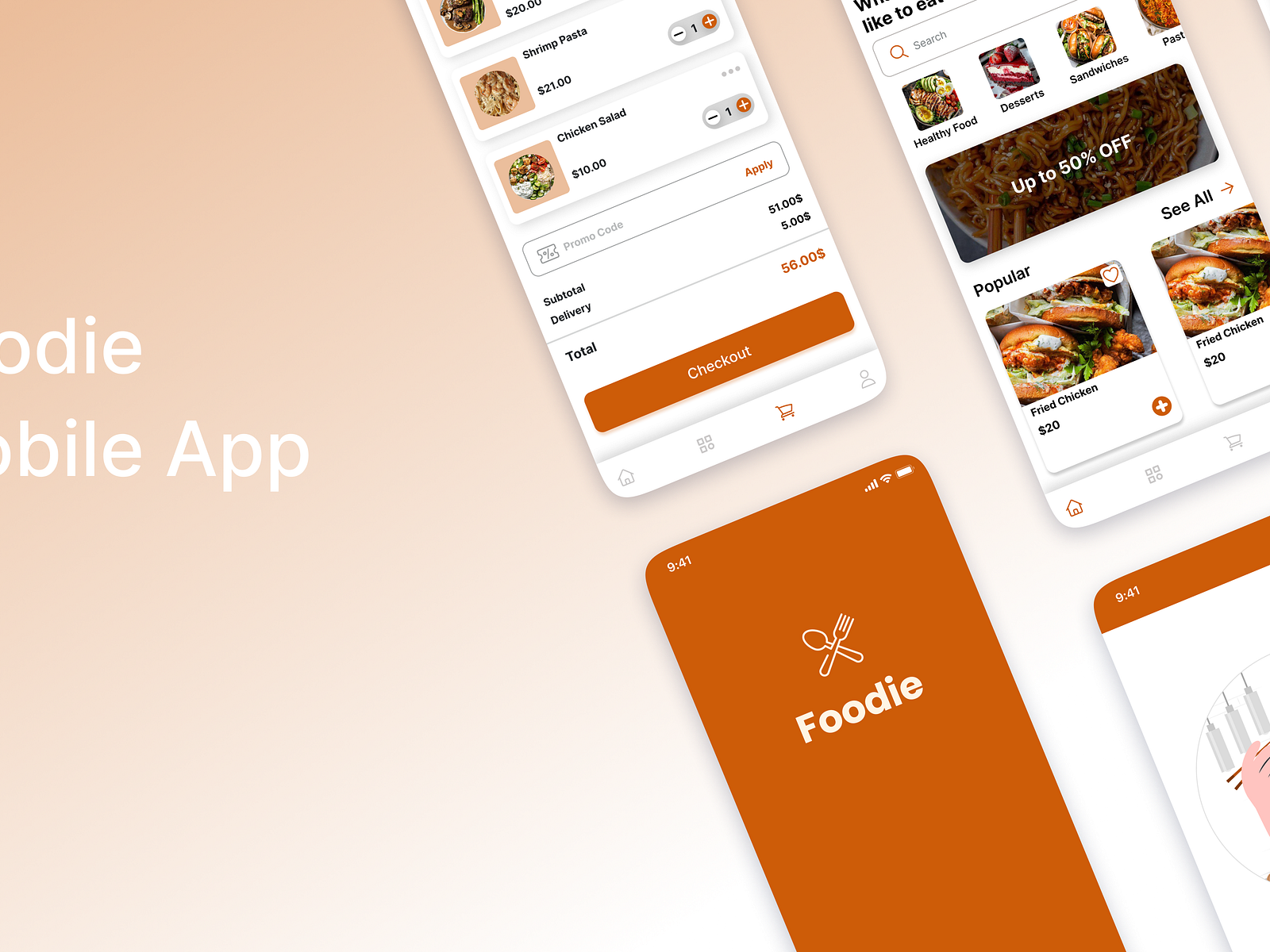 Foodie Mobile App by Sohila Ghazy on Dribbble