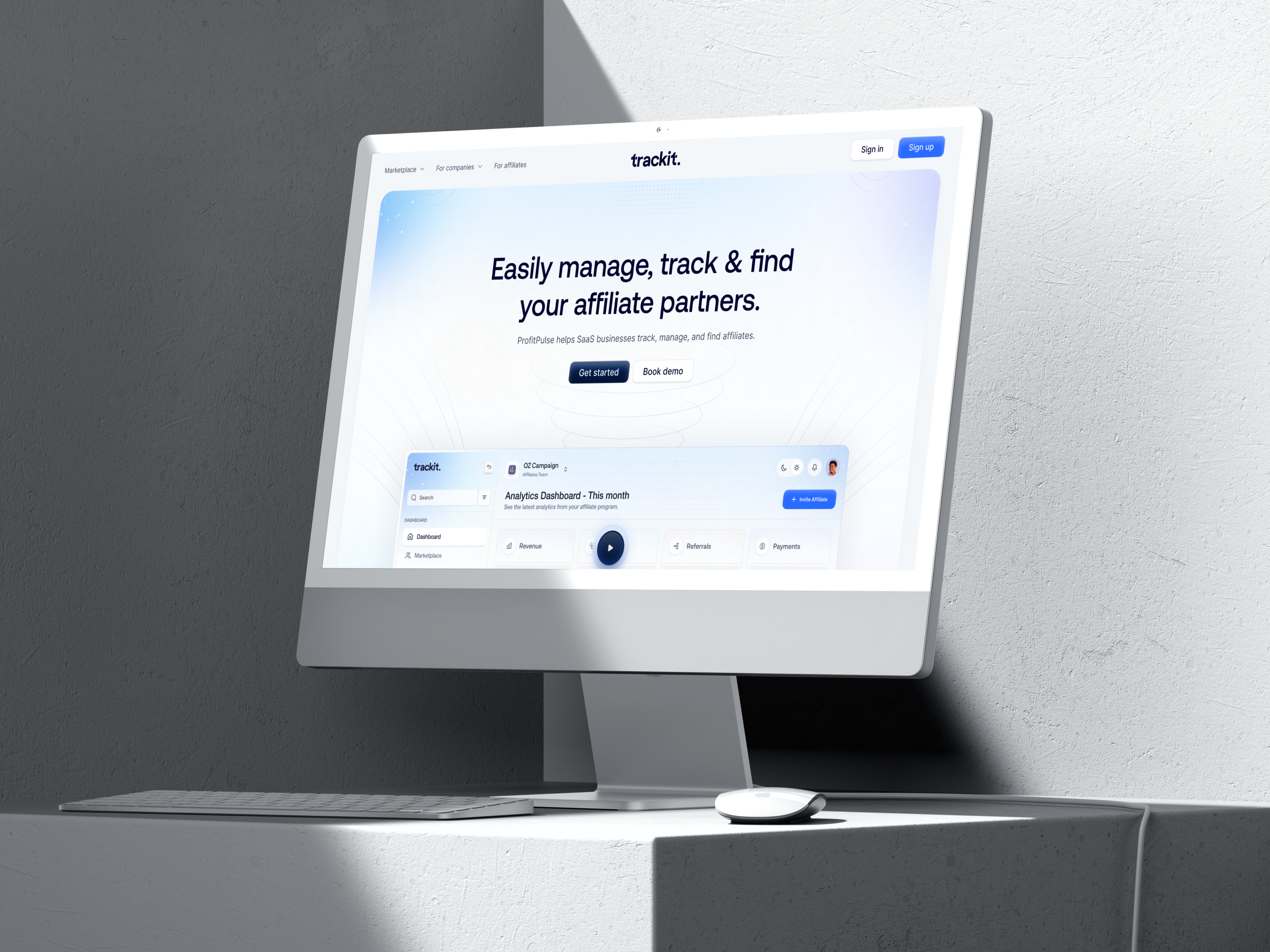 Trackit - Affiliate Marketing Platform SaaS by Ofspace UX/UI on Dribbble