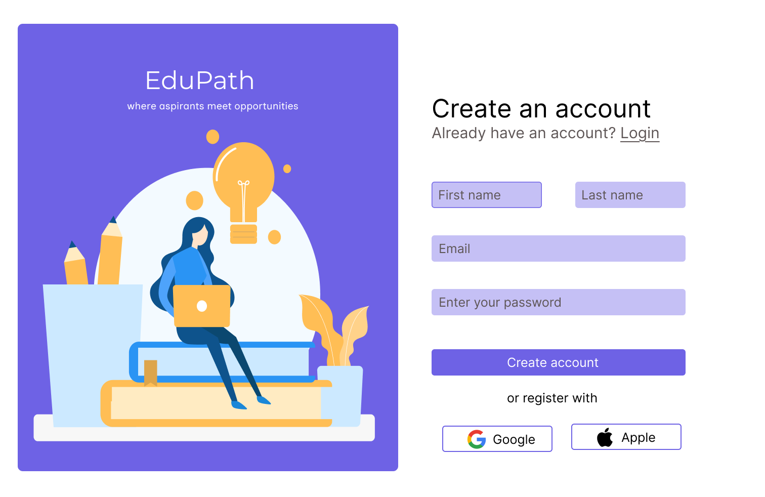 EduPath: E-Learning Platform by Nakhate Harika on Dribbble