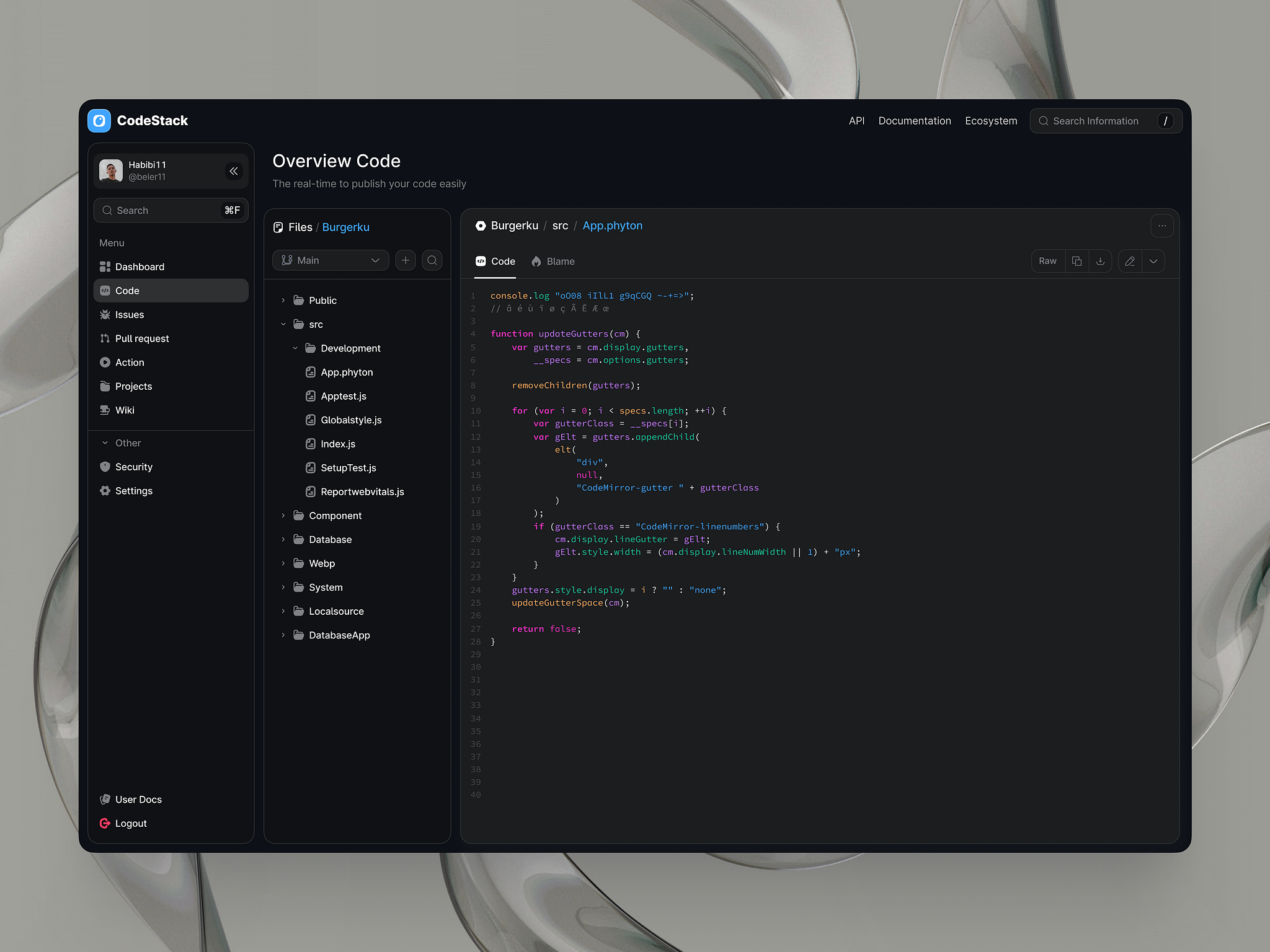Codestack - Dashboard by Habibi 🤖 for Kretya Studio on Dribbble