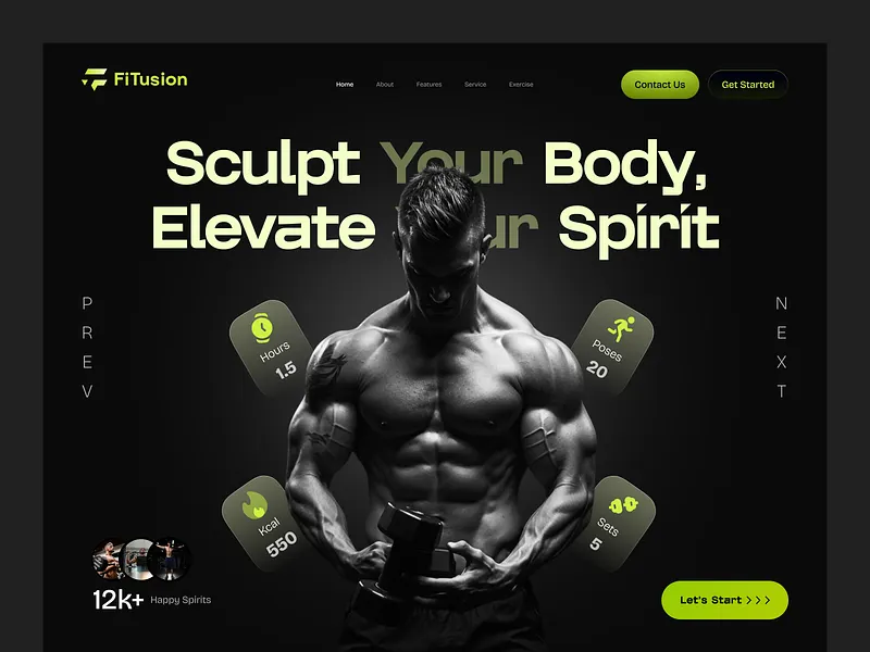 Gym Website designs, themes, templates and downloadable graphic ...