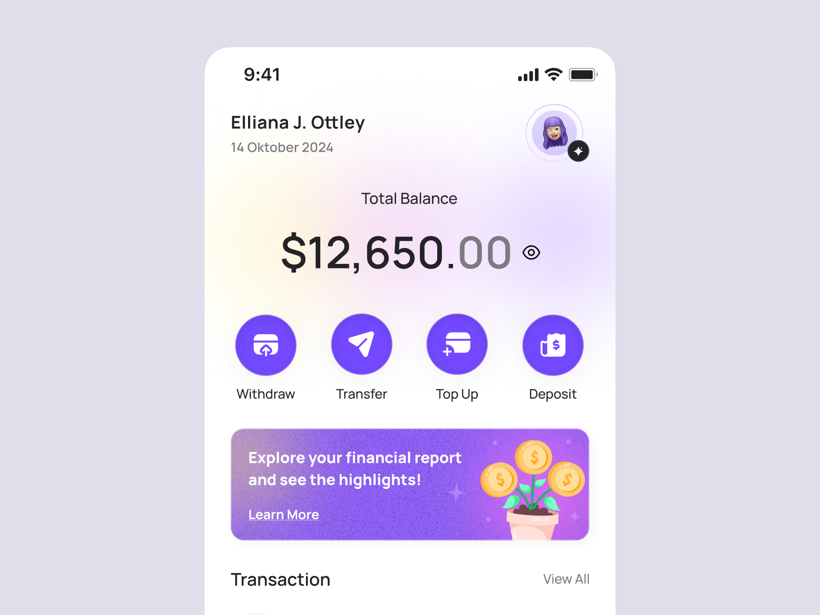 E-Wallets UI/UX Saas Mobile Apps by Ailsa Salsabila for Orenji Studio ...