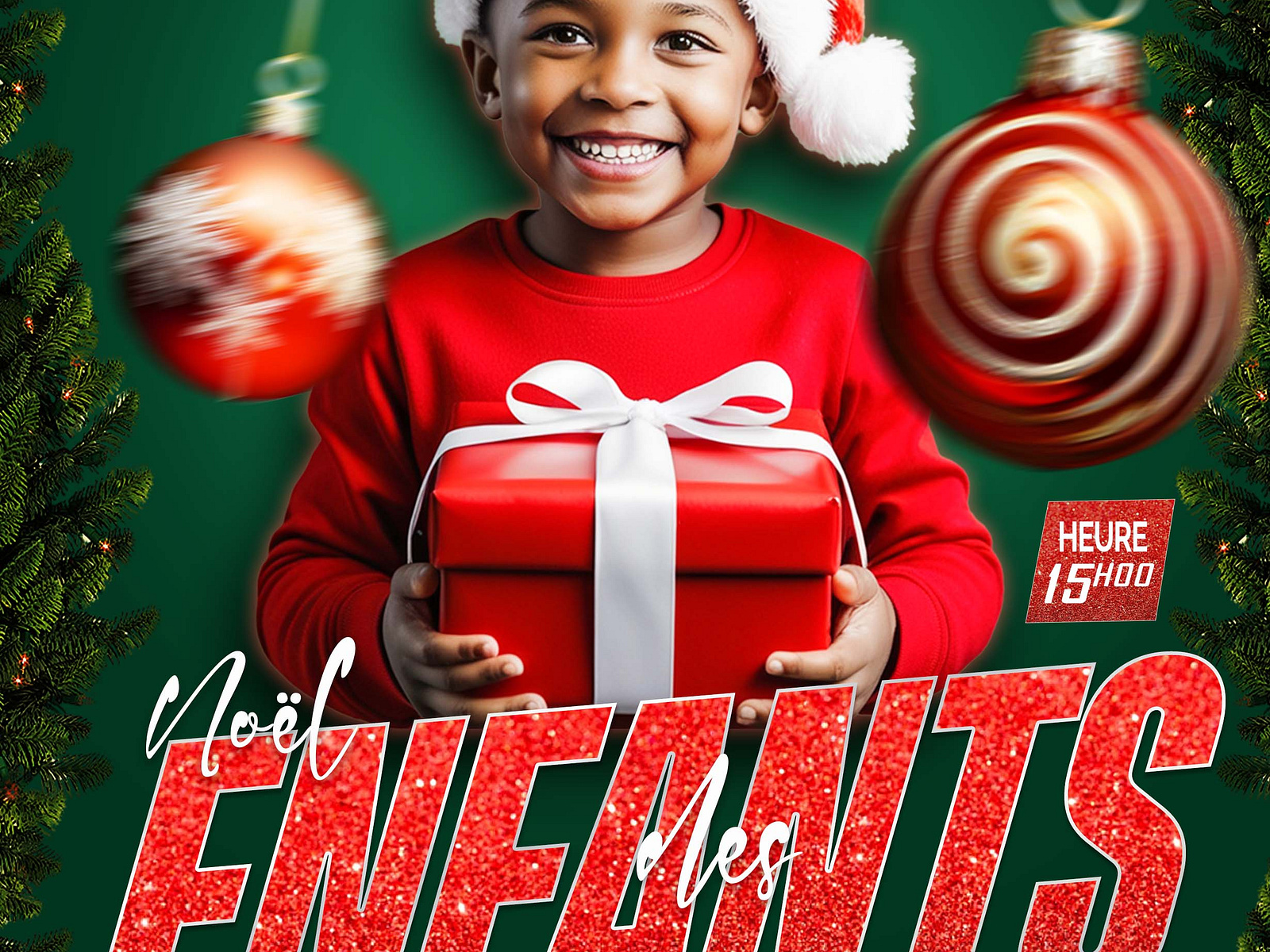 Flyers design Noel Child by De-Marie AGAVOEDO on Dribbble