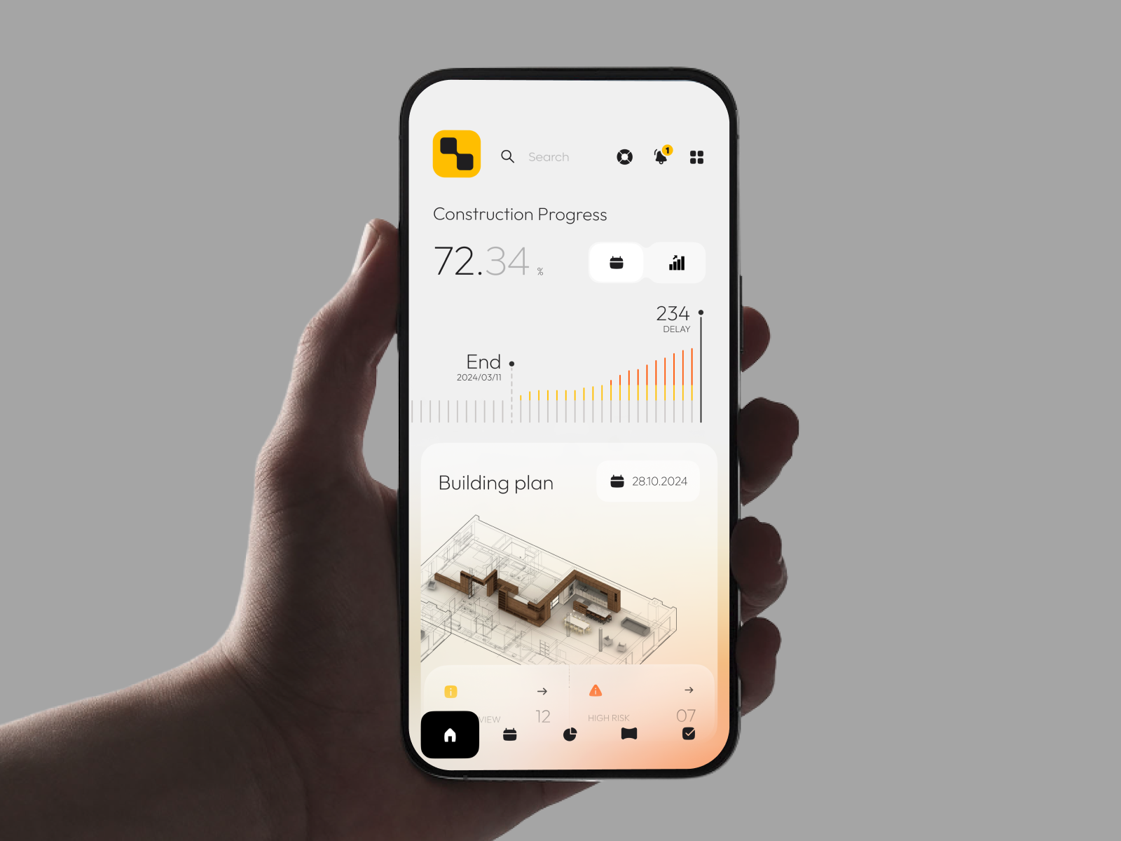 Construction System Mobile SaaS by Jack R. for RonDesignLab ⭐️ on Dribbble