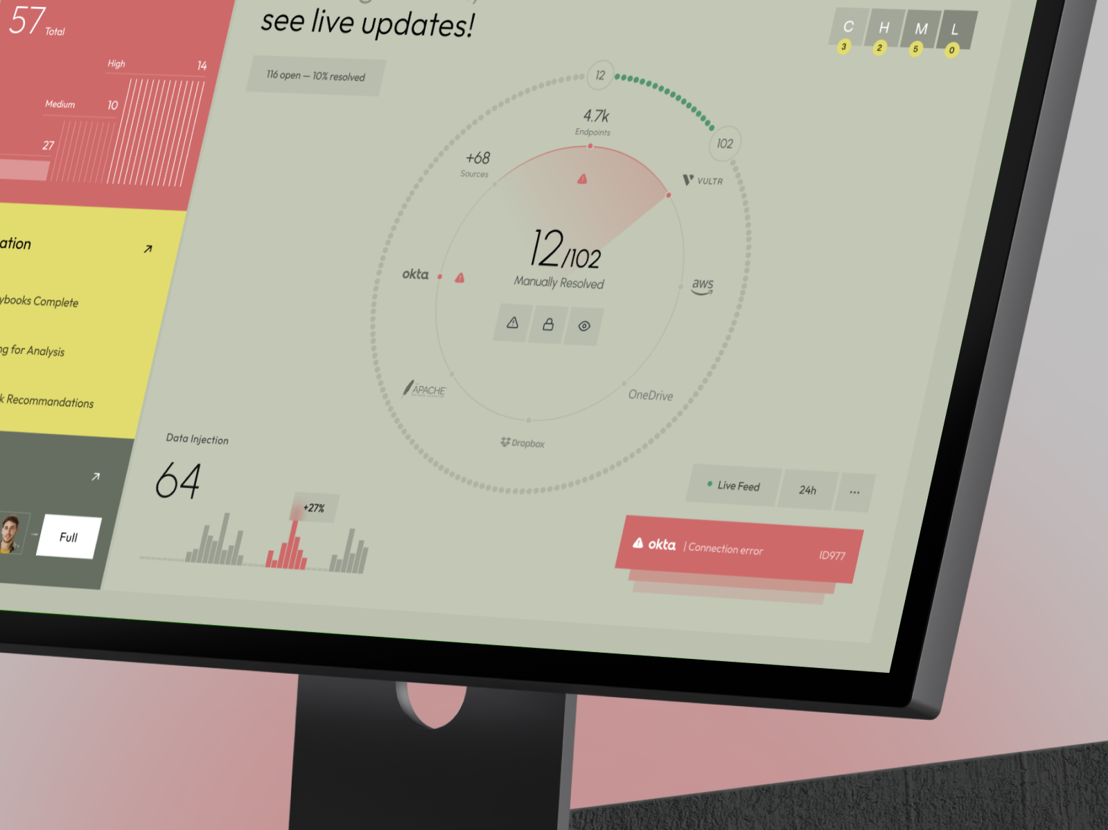 CyberGuard - Cybersecurity SaaS Dashboard by Jack R. for RonDesignLab ⭐️ on Dribbble