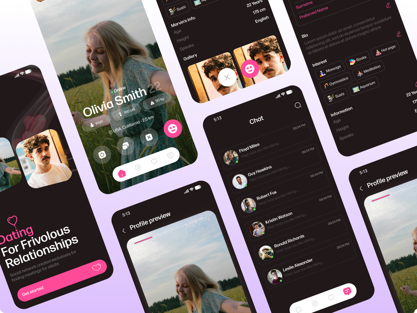 Latest Dating App LoveSwipe: Innovative UI Design by Initio TechMedia ...