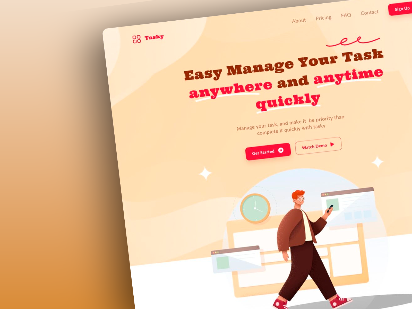 Tasky - Task Management Platform by Luca Ferrara on Dribbble