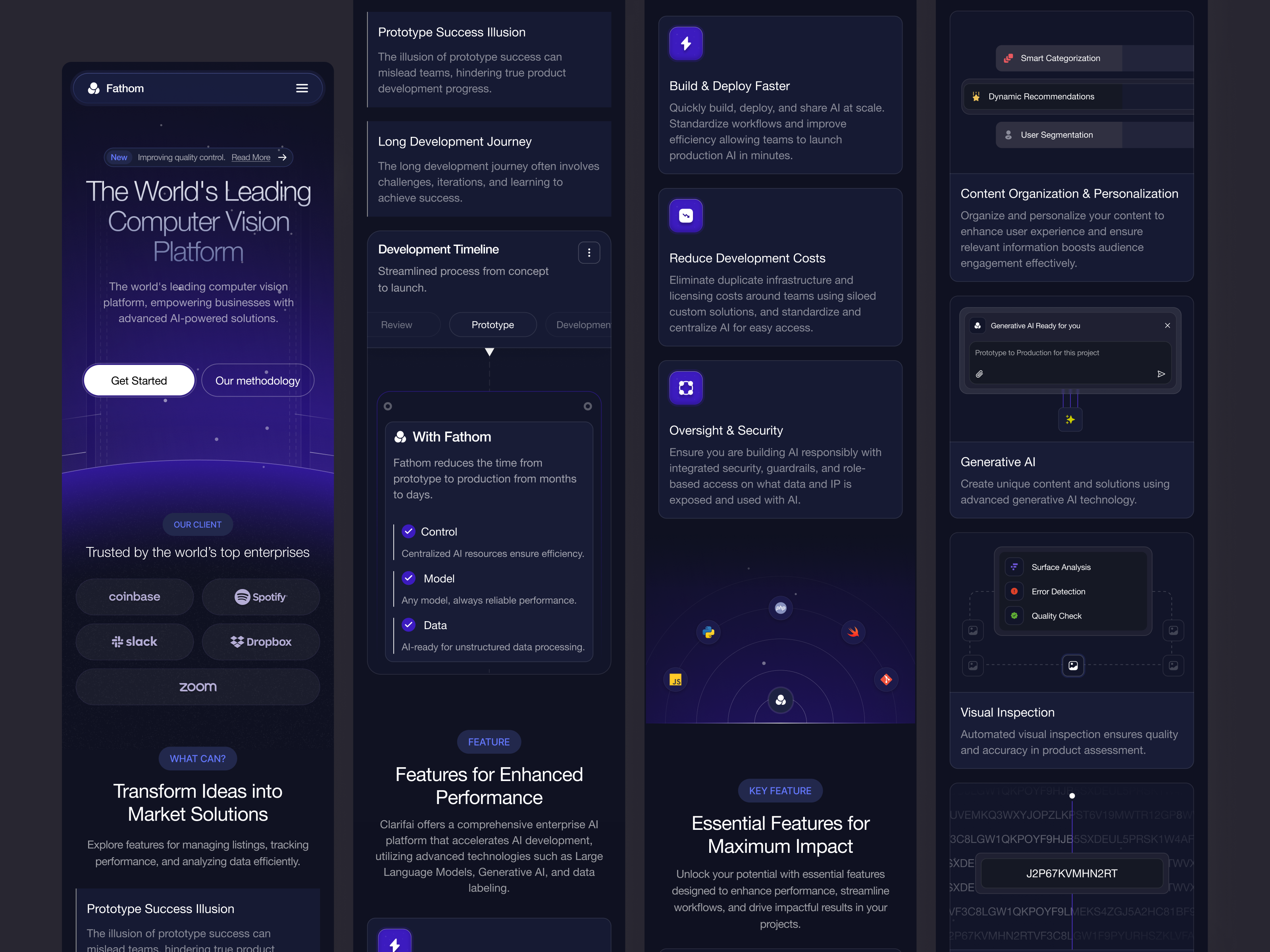 Fathom - The Enterprise AI Platform Responsive by Teguh Irvan Ariyanto ...