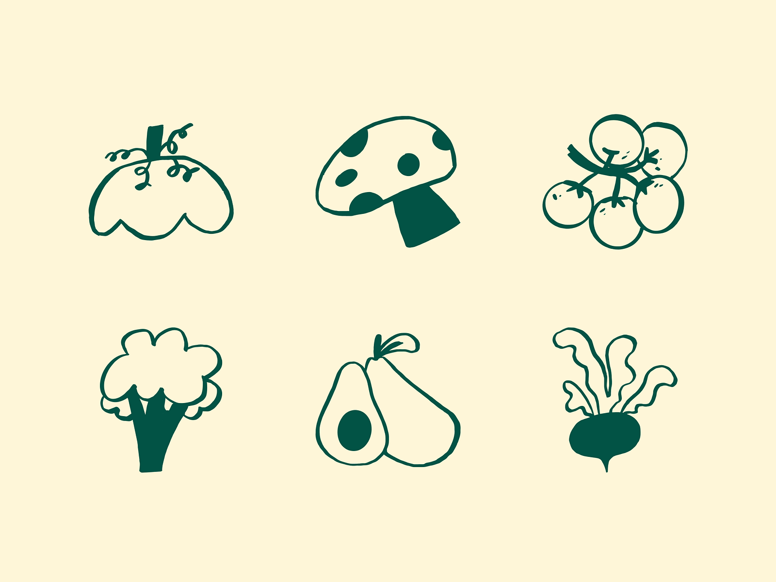 Greeny Vegetable Sketch Illustration 🥦🥗 by Giri Hudakusuma on Dribbble