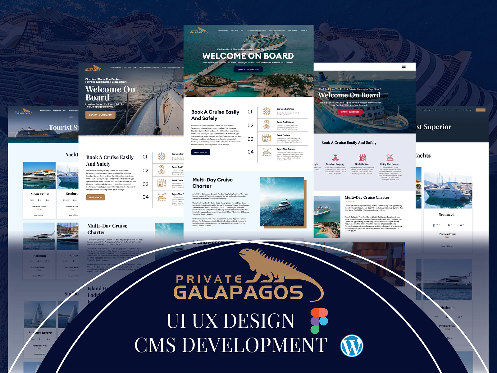 Travel Website UI UX Design & Wordpress CMS Development by Yousuf Raza ...