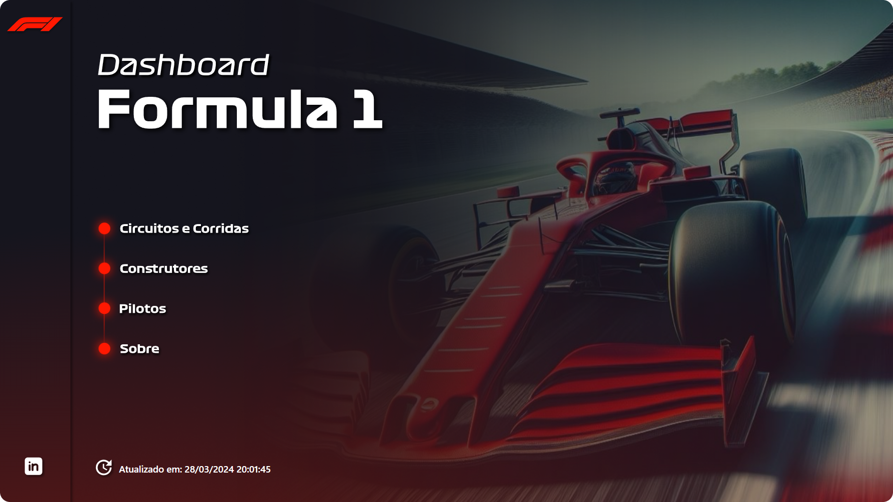🏎️Dashboard FORMULA 1 by Ferreira BI & Design on Dribbble