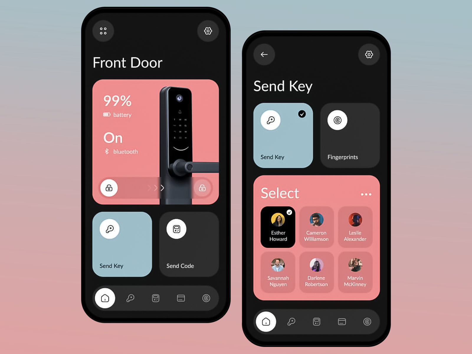 LIFESMART - Smart Lock Mobile App by Leon Parker on Dribbble
